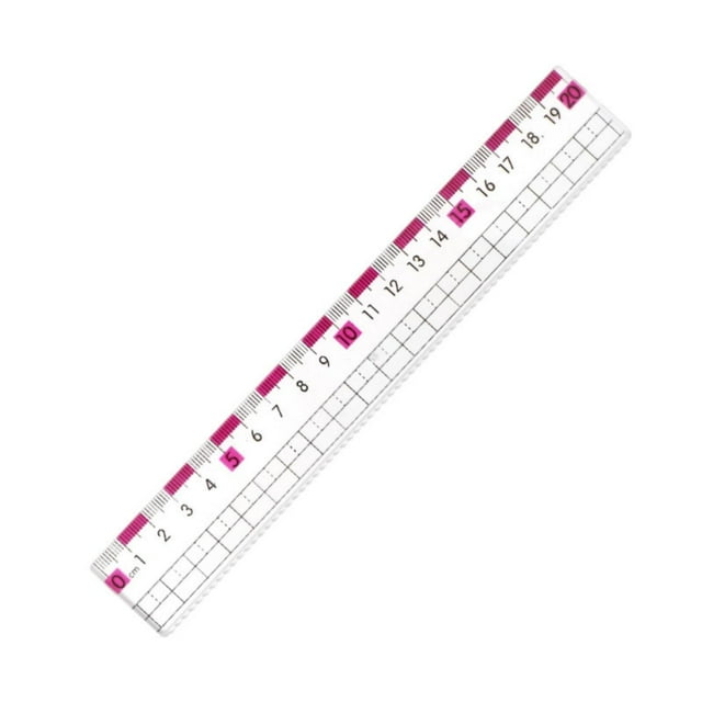 UYUH Ruler Straight Ruler 20cm Metric Clear Measuring Tool Checkered ...