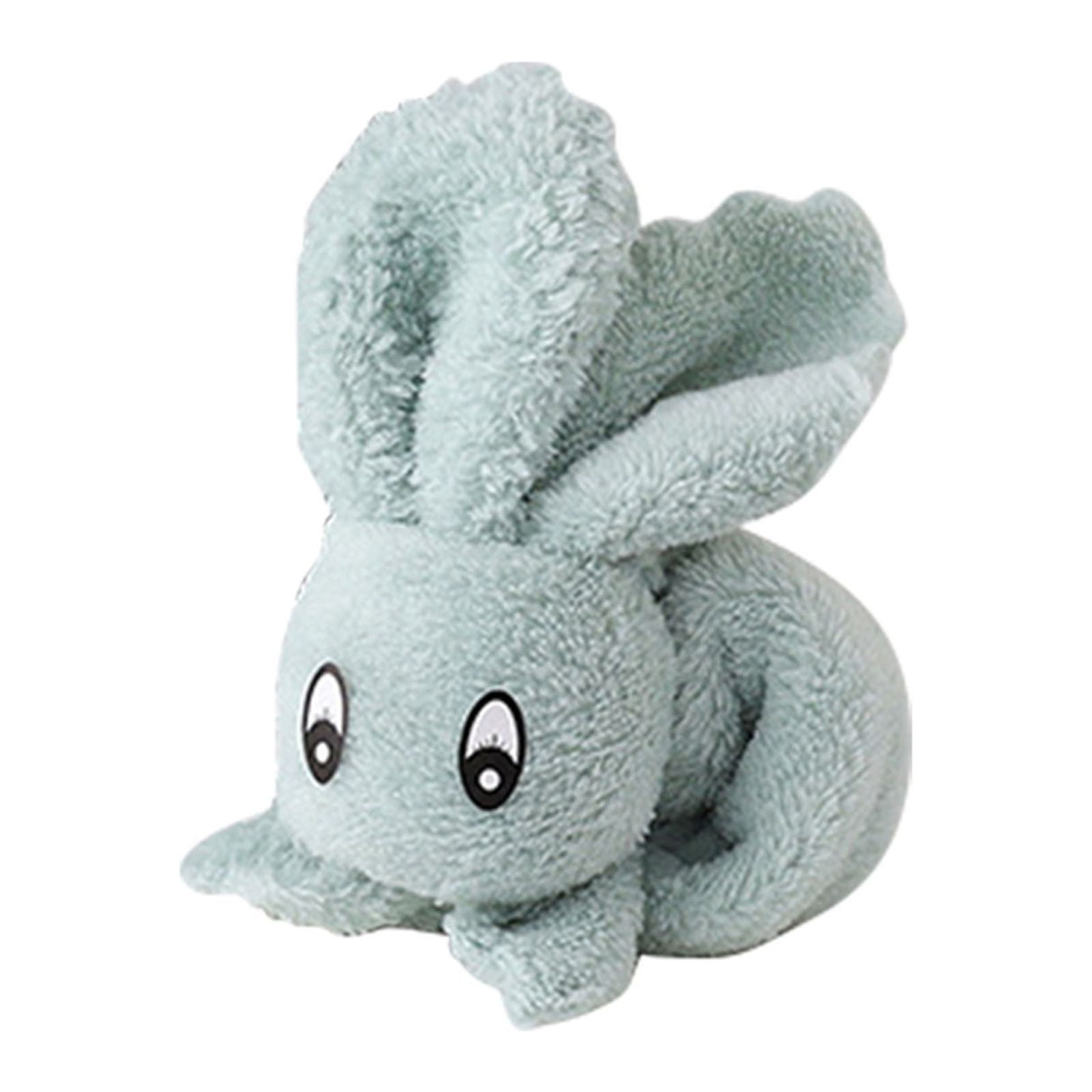 UYUH Soft Plush Bunny Towel Rabbit Handkerchief Cute Animal Shape Gift ...