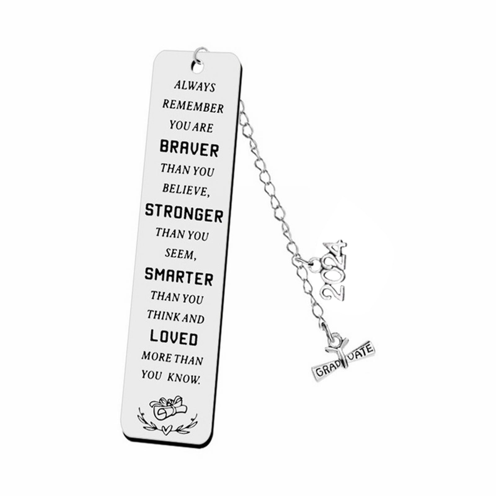 UYUH Stainless Steel Bookmark 2024 Season Of Graduation Bookmark ...