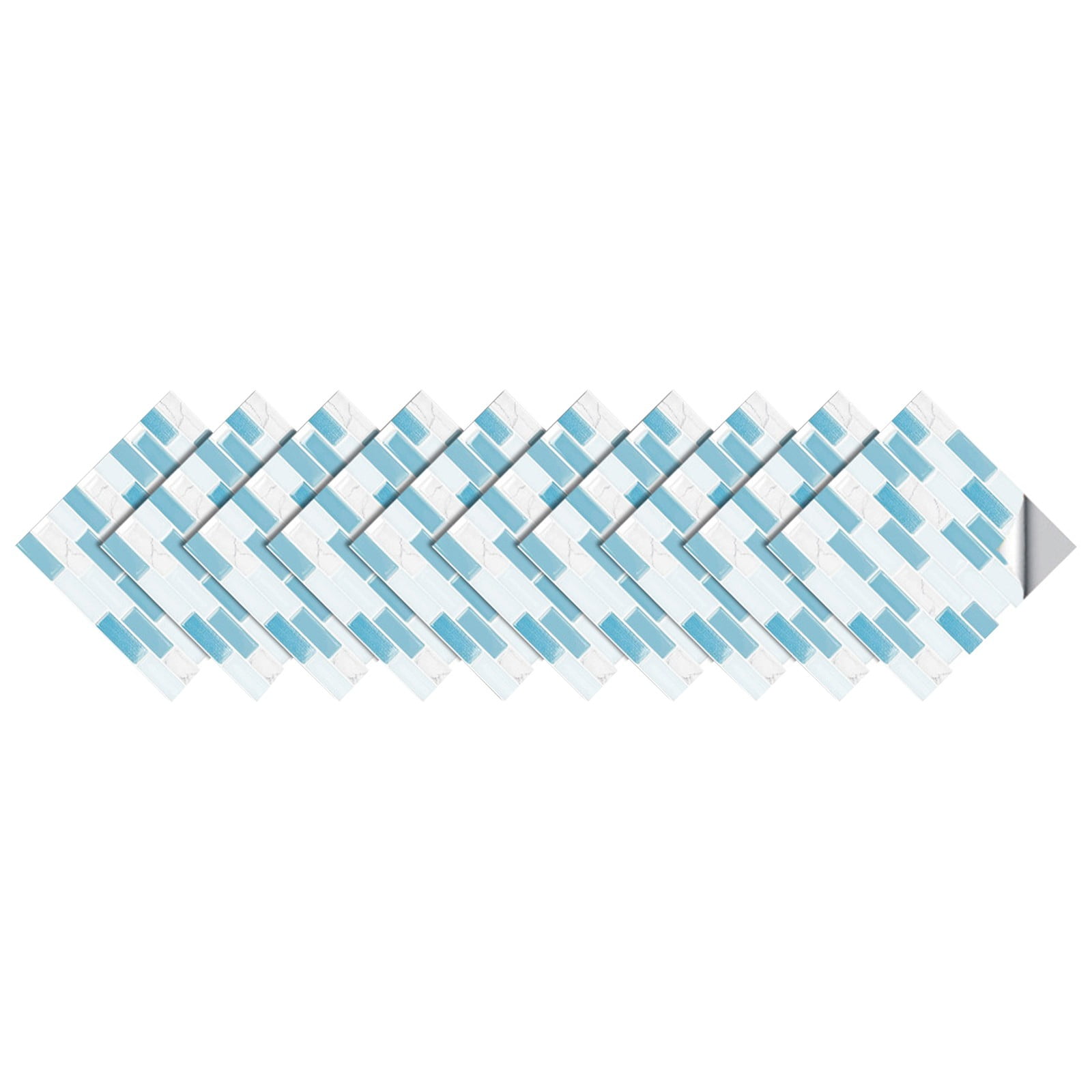 UYUH Stickers Decorations Peel and Stick Backsplash 10 Sheet Wall Tiles ...
