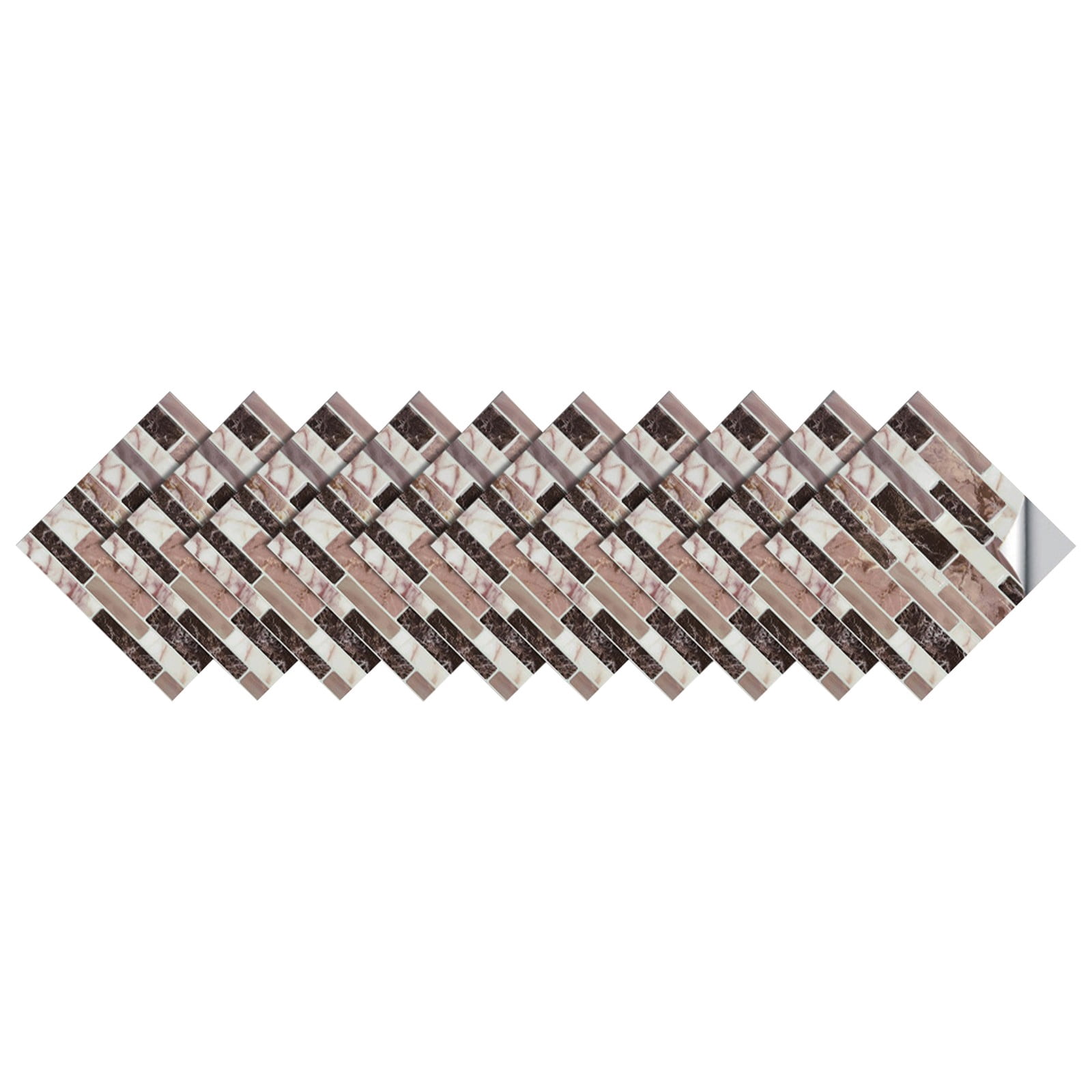 UYUH Stickers Decorations Peel and Stick Backsplash 10 Sheet Wall Tiles ...