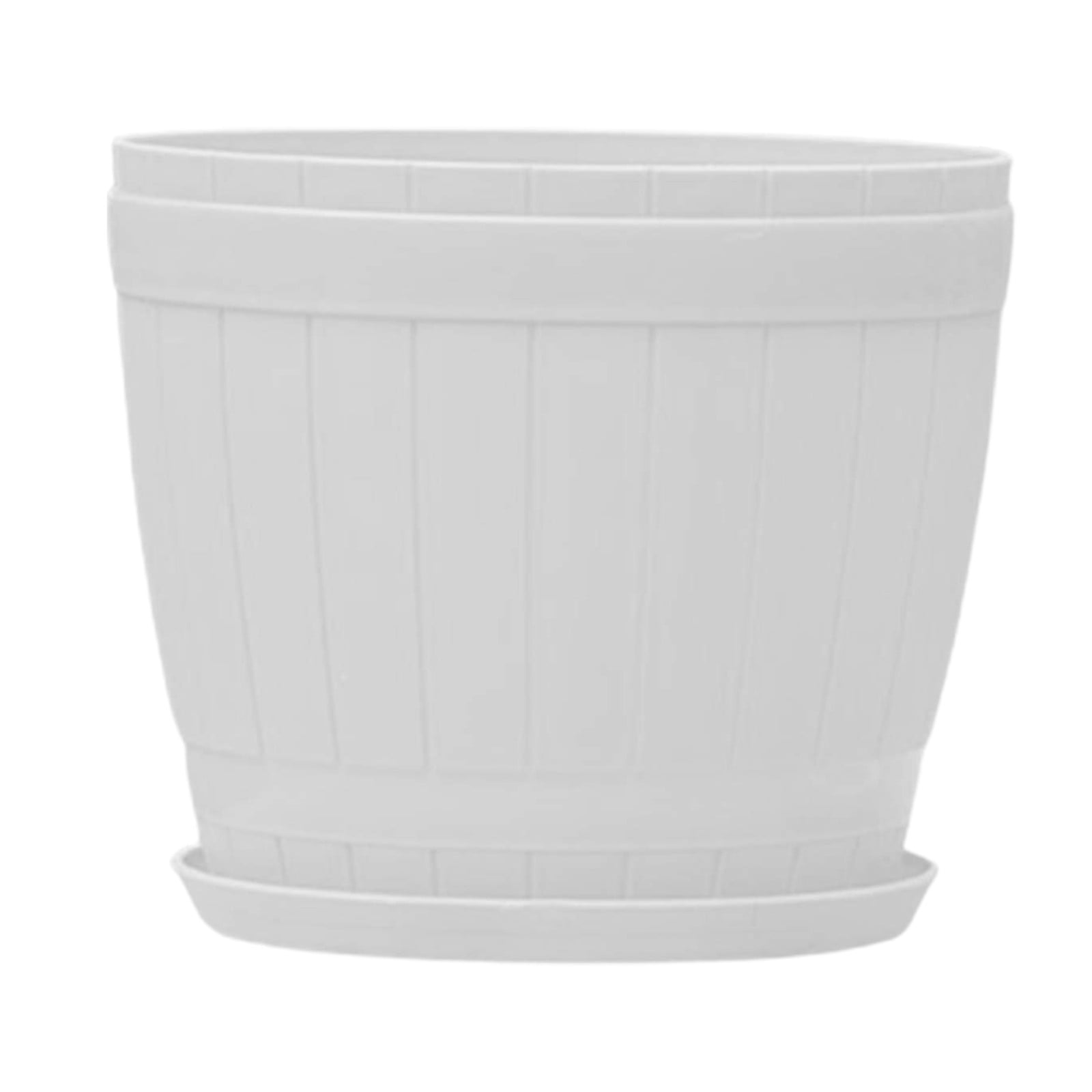 UYUH Thickened Resin Flower Planter Pot with Drainage Holes ...