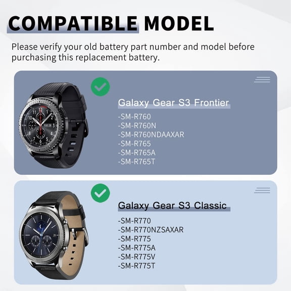 Samsung Gear S2 Battery