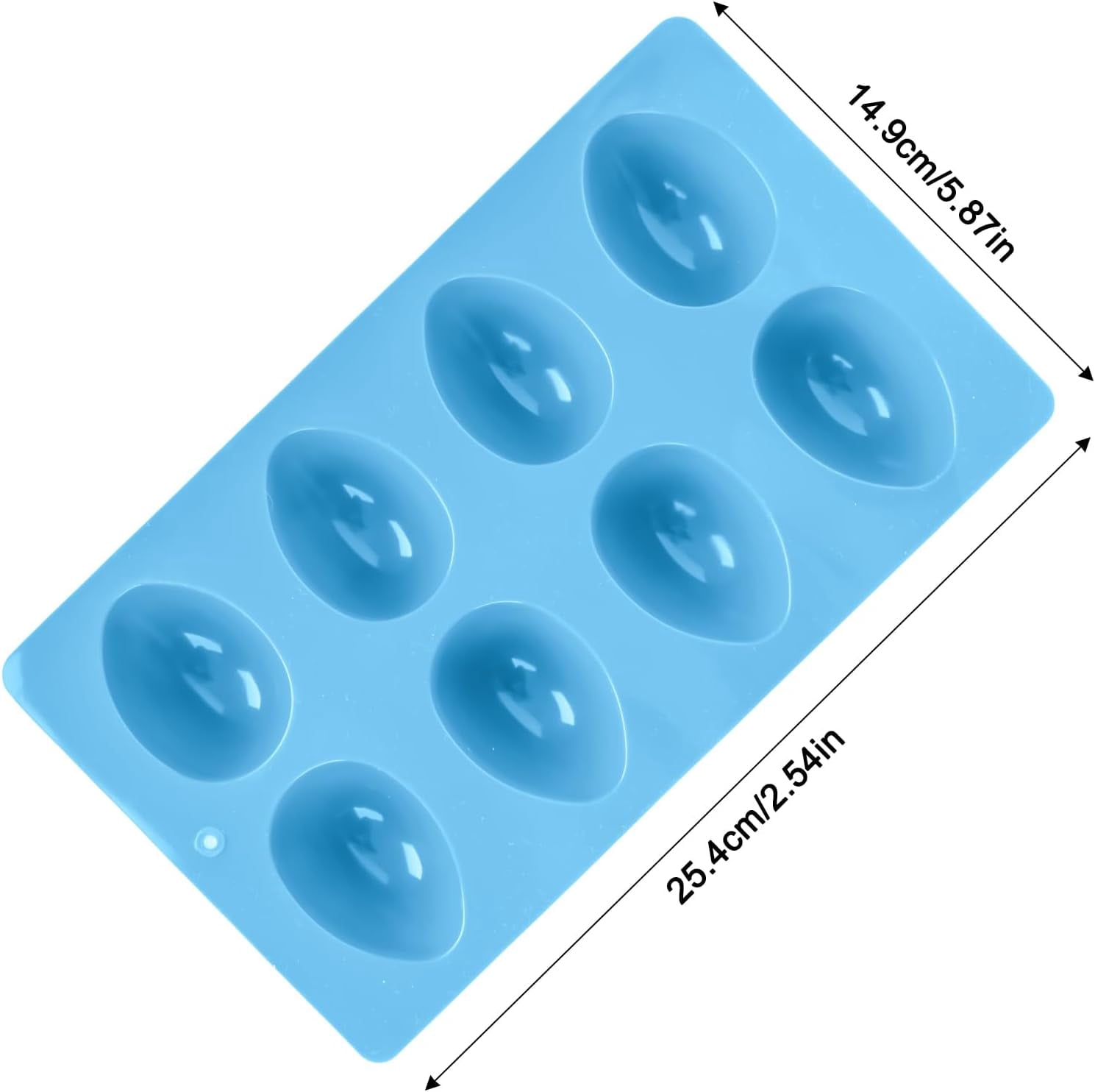 UYWGF-2Pcs 8-Cavity Silicone Easter Egg Molds, Egg Shaped Cake Pop Mold ...