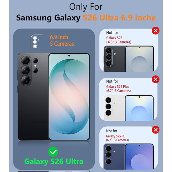 UYWGF-for Samsung Galaxy S26 Ultra Case: Military Grade Drop Protection ...