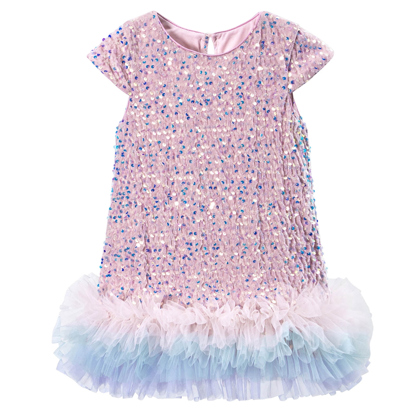 UYYX Girls Red Dress Tulle Dress For Girls Girls Sequin Dress ...