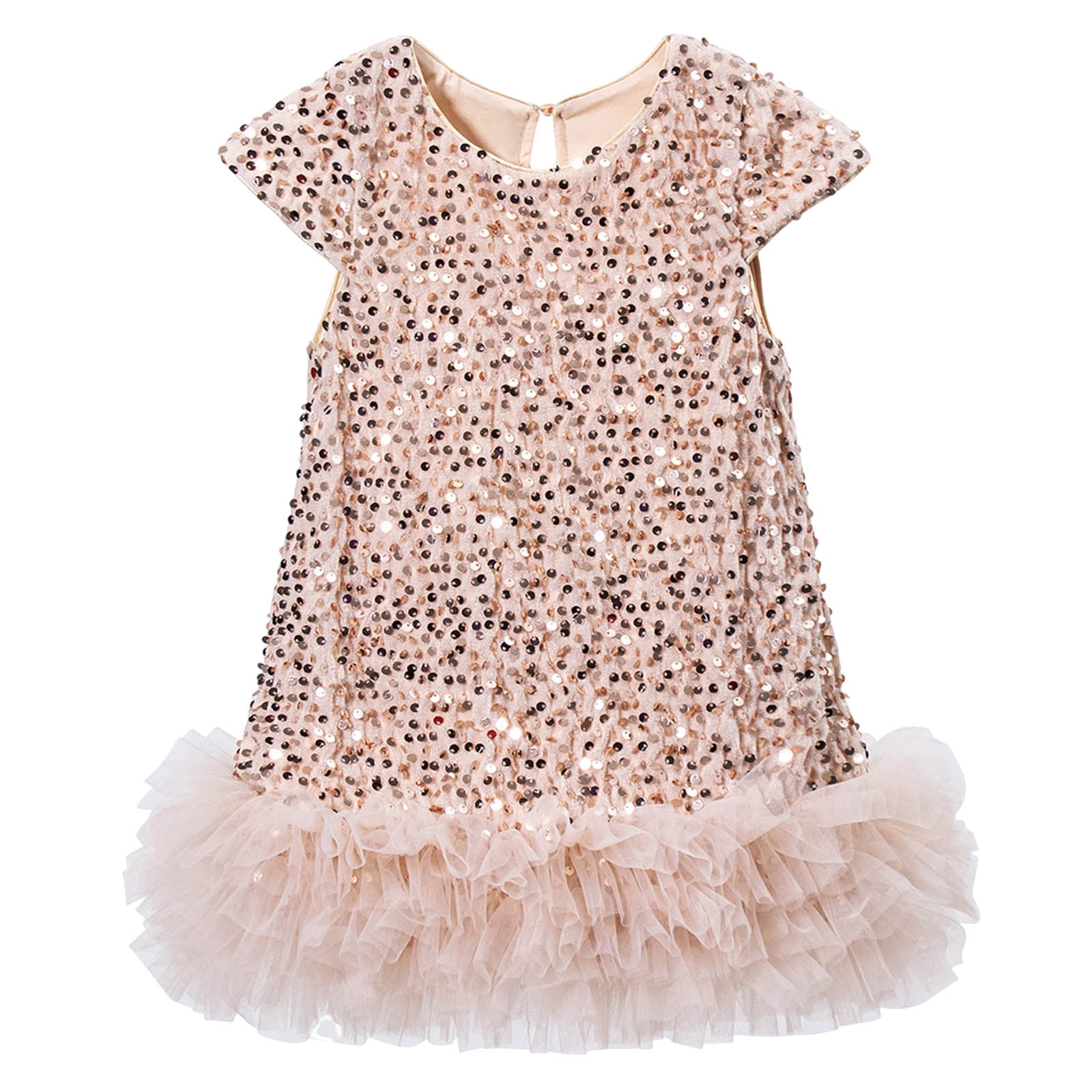UYYX Party Dress For Girls Girl Dresses Size 7-8 Girls Sequin Dress ...
