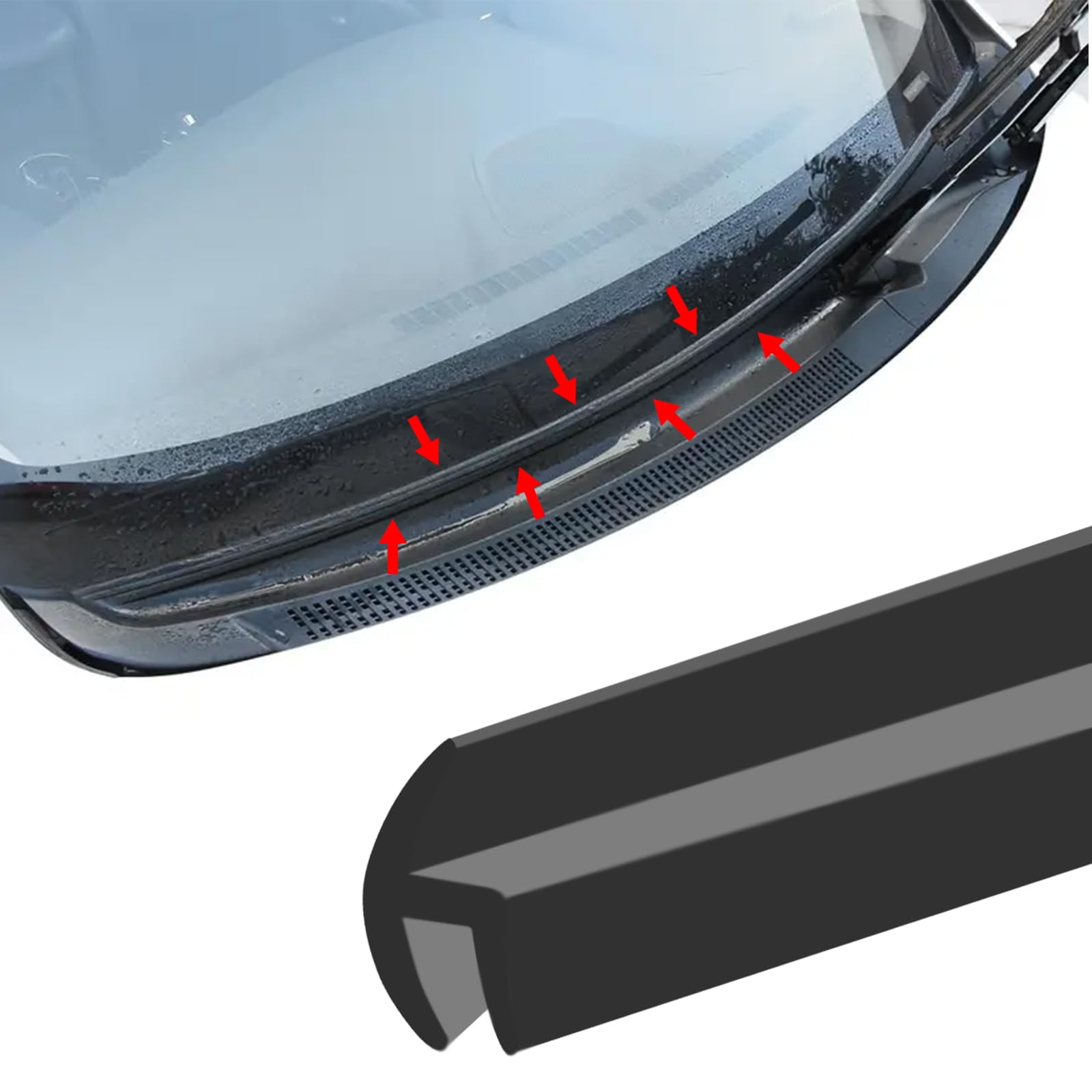 UZZH Car Rubber SSF20 Seal Strip, Automotive Front Door Weather ...