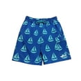 UZZI Kids Swim Shorts Fast Dry Fun Print, Blue Boat, Size: 8-10, Uzzi ...
