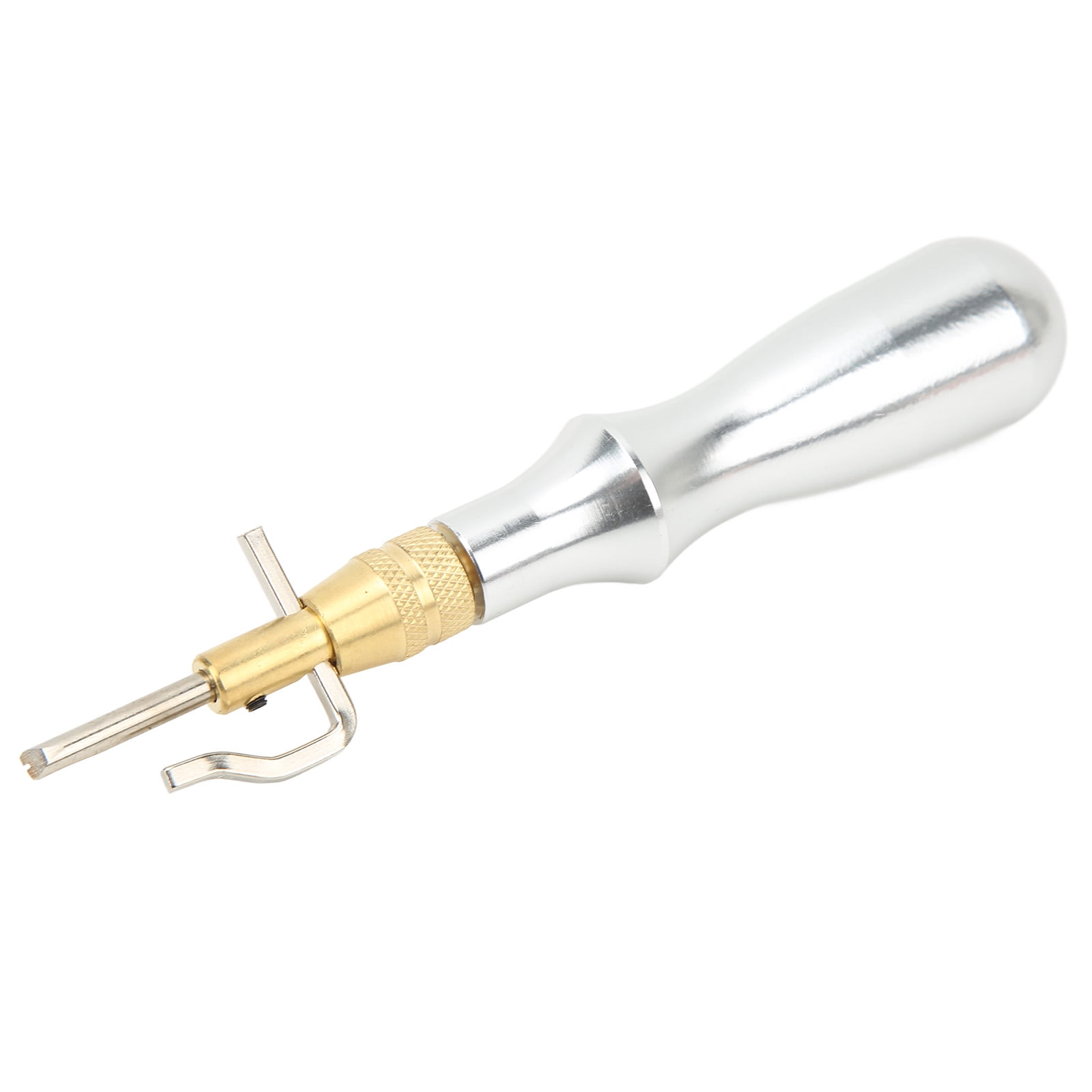 Uadme 5 in 1 Leather Groover, Multifunctional Aluminum Handle Stitching ...