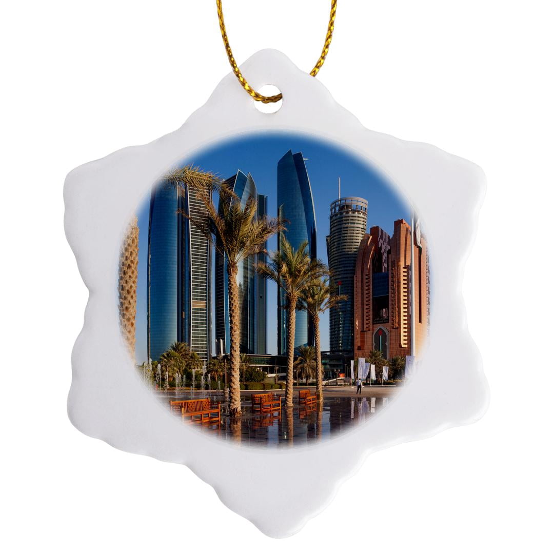 3drose, Uae, Abu Dhabi. Etihad Towers and Emirates Palace Hotel ...