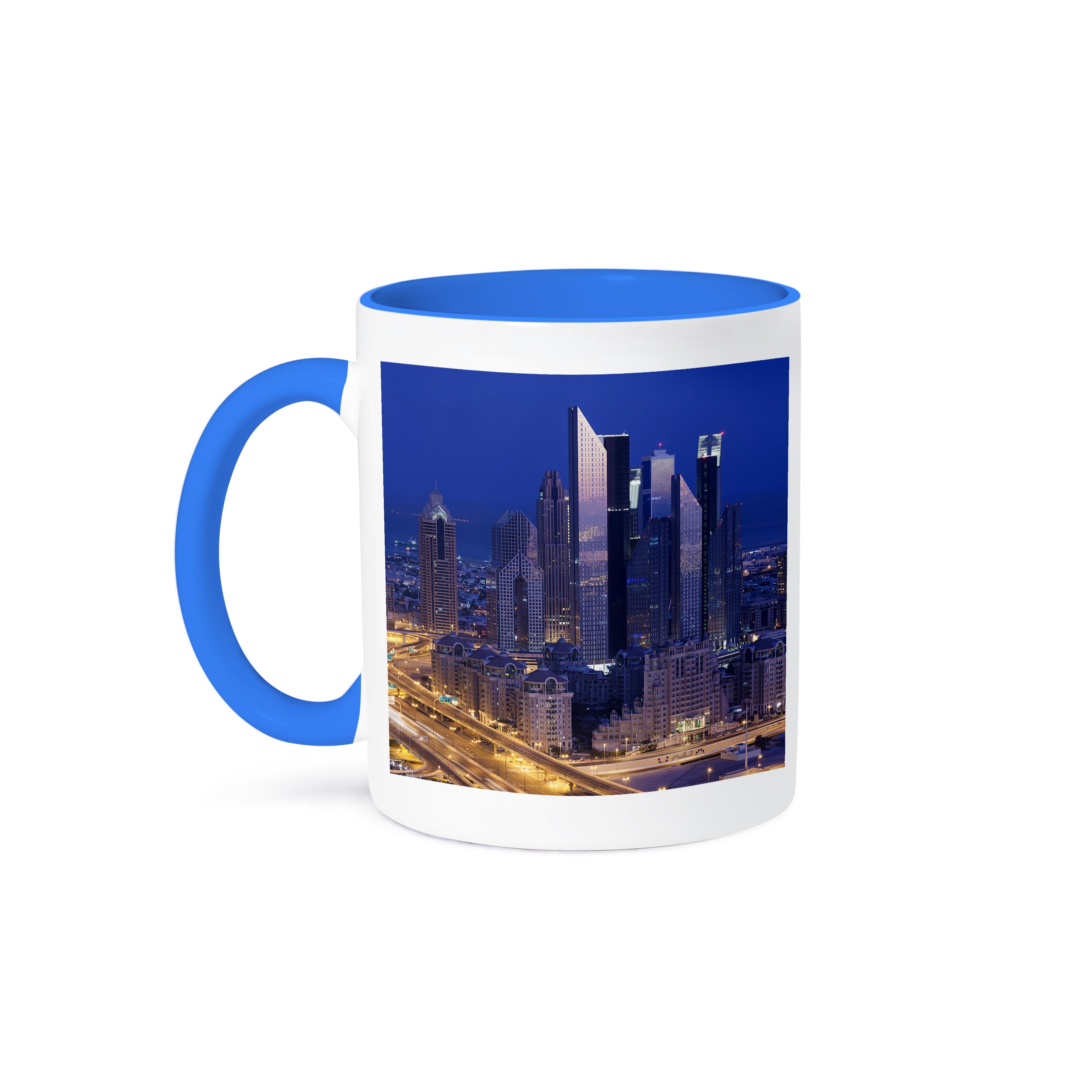 3drose, Uae, Downtown Dubai. Skyscrapers on Sheikh Zayed Road from ...