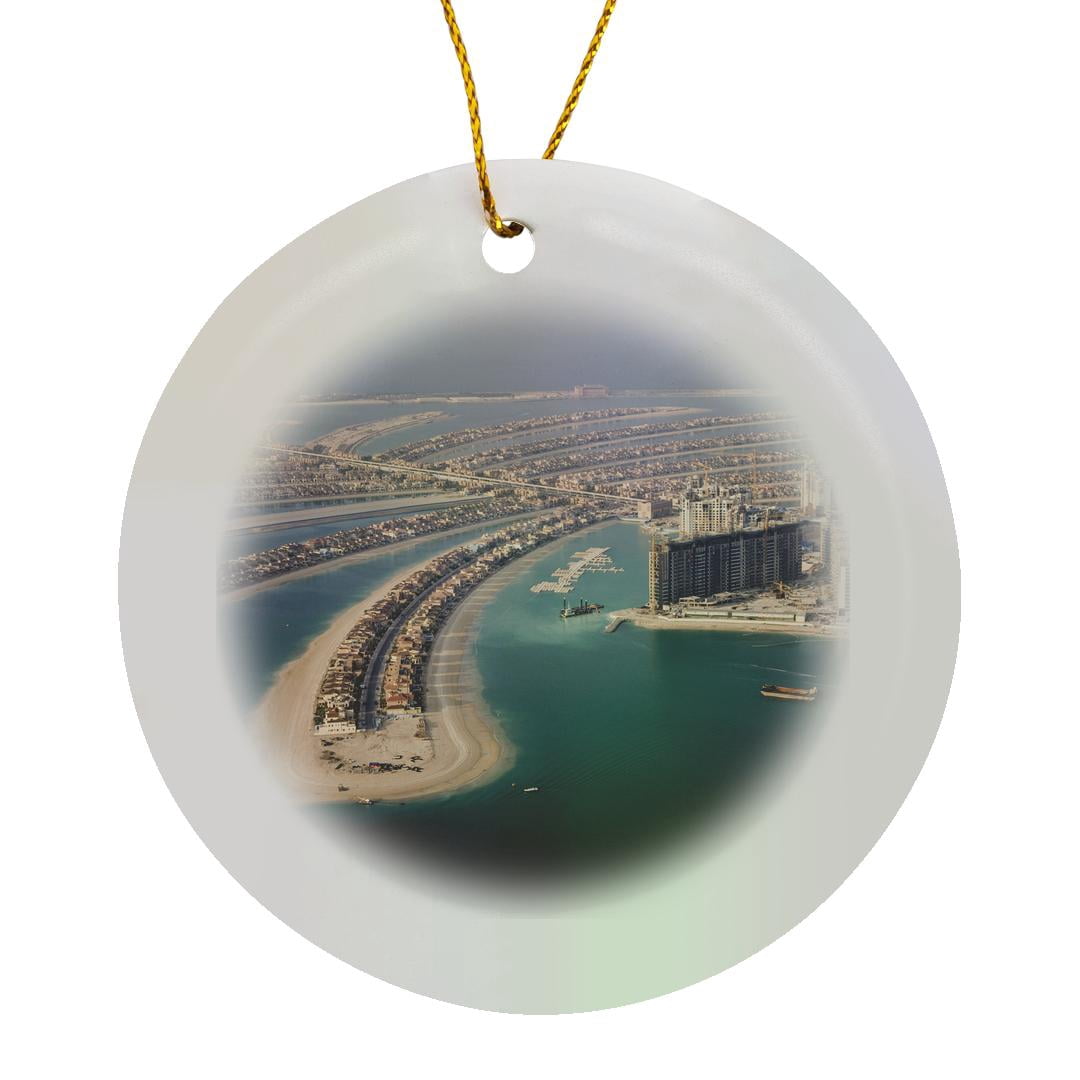 3drose, Uae, Dubai, Palm Jumeirah Artificial Islands -as44 Bja0142 ...