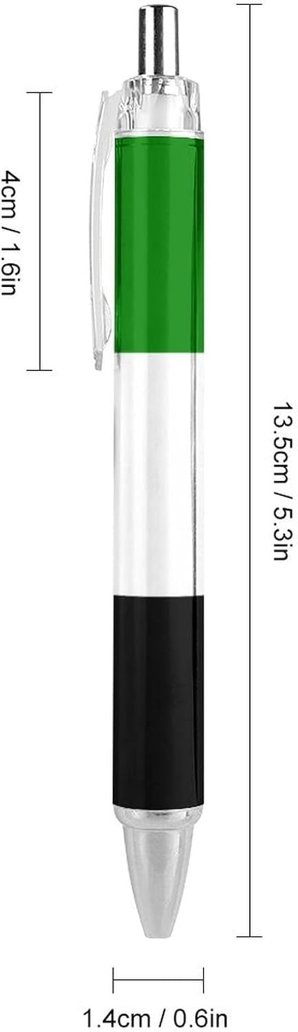 Uae Flag Ballpoint Pen Patriotic Themed Pen Blue Ink Ballpoint ...