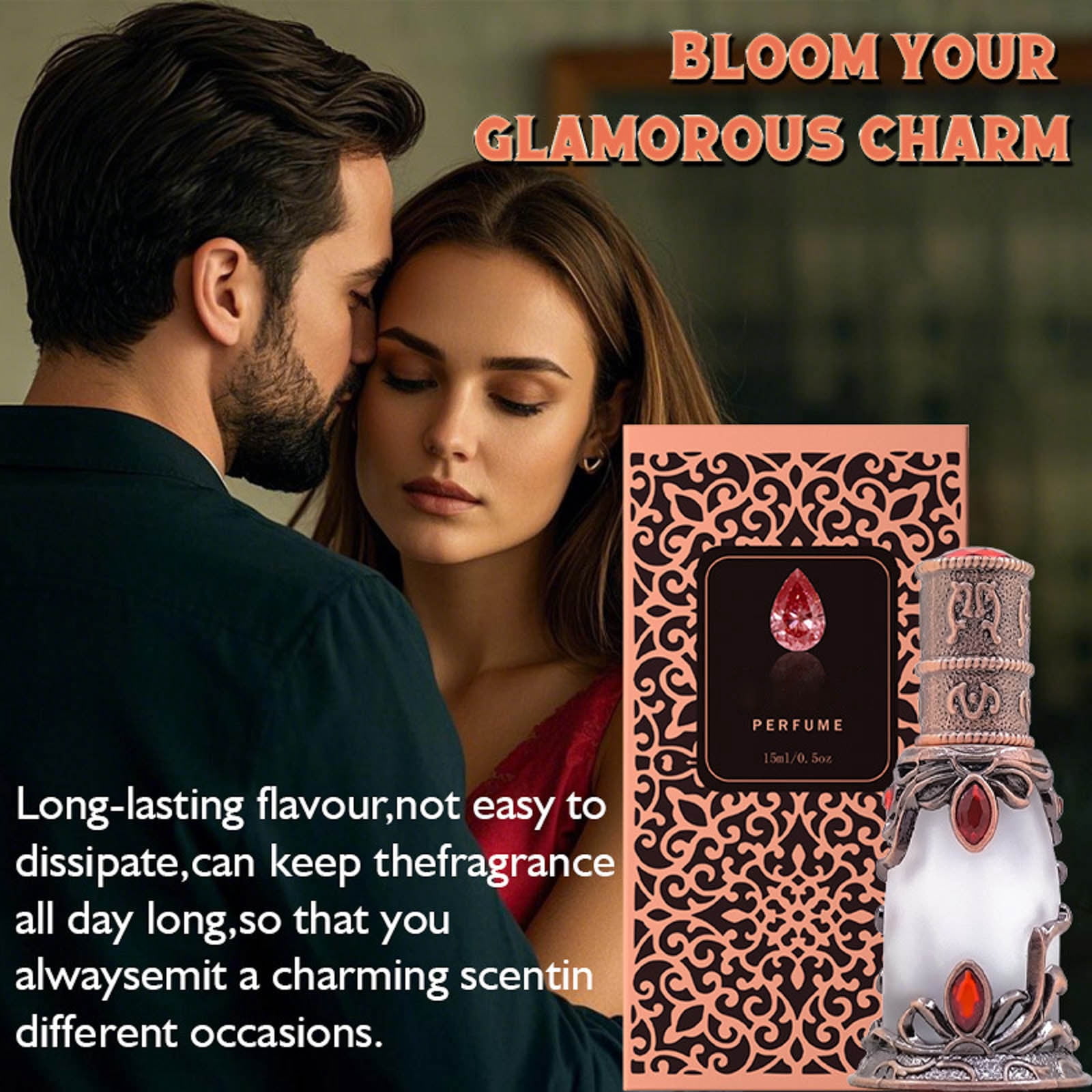 Uaeog Aromatic Men's Perfume for Daily Celebrations Contains Refillable ...