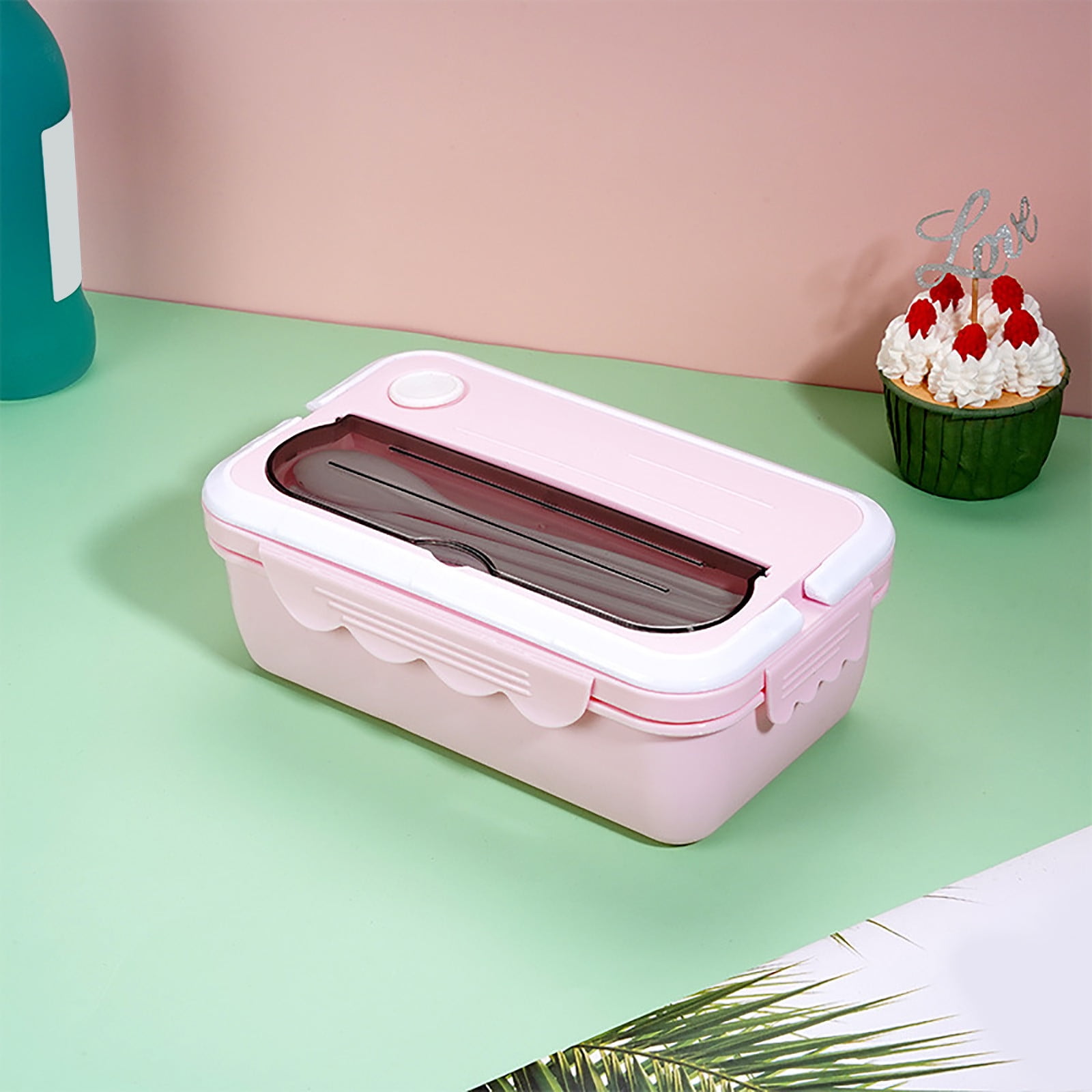 Uandlove Bento Box Adult Microwavable Divided Lunch Box Microwave ...