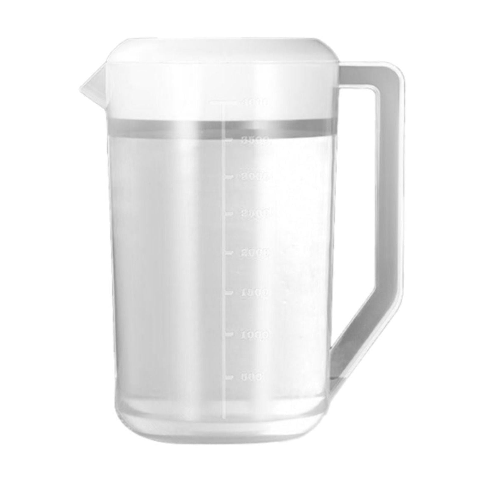 Uanit 1.1 Gallon Plastic Pitcher with Lid Eco-Friendly Carafes Mix ...