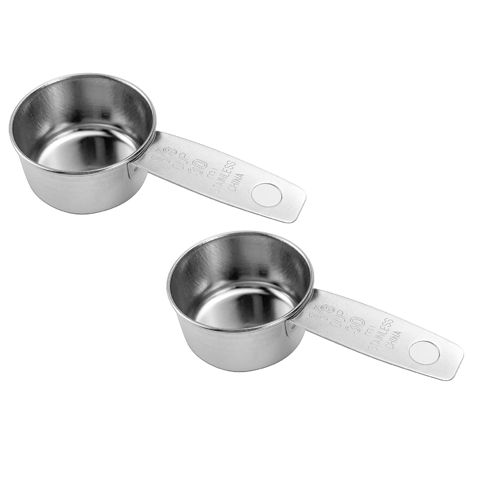 Uanit 1/8 Cup Measuring Cup, Stainless Steel Coffee Measuring Scoop ...