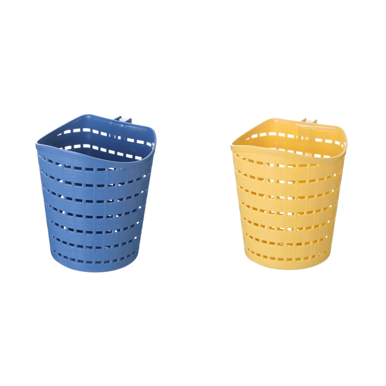 Uanit 2PCS Collapsible Laundry Basket, Rotating Hanging Storage Basket ...