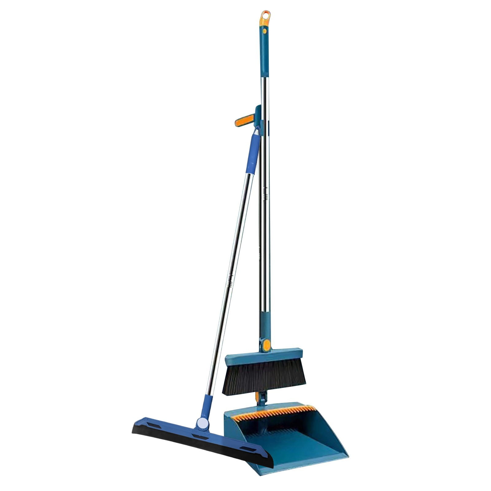 Uanit 3 Piece Broom Set With Dustpan Combo and For Home Stand Up Floor ...
