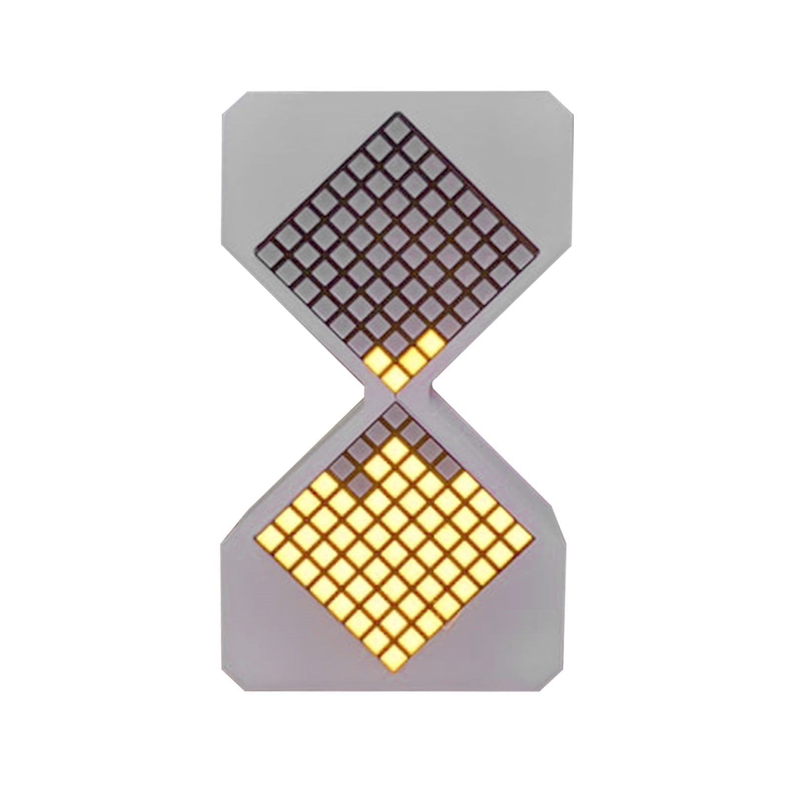 Uanit 3D Printed Electronic Hourglass 30 Minute Sand Timer Rotating LED ...