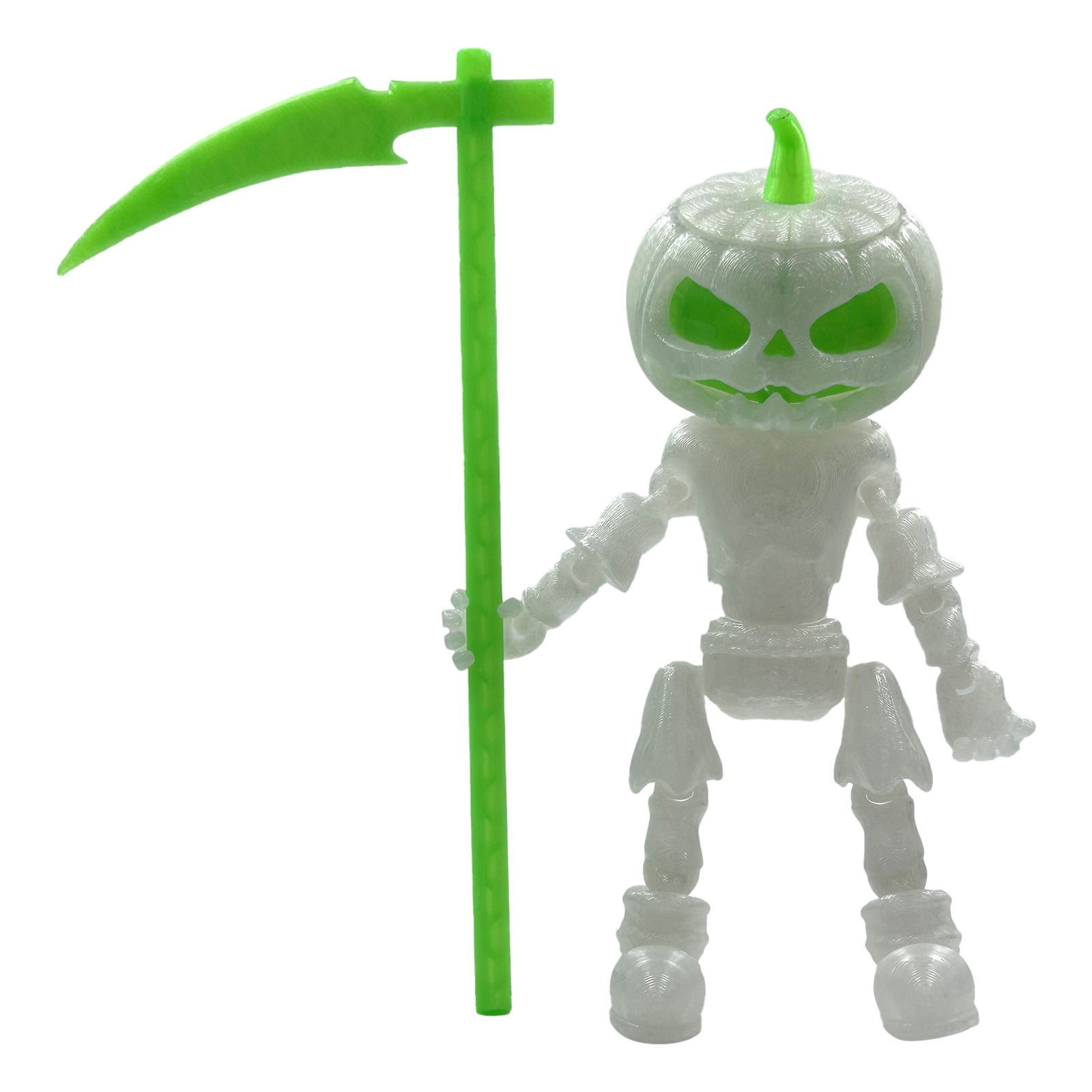 Uanit 3D Printed Pumpkin Action Figure Model Halloween Pumpkins ...