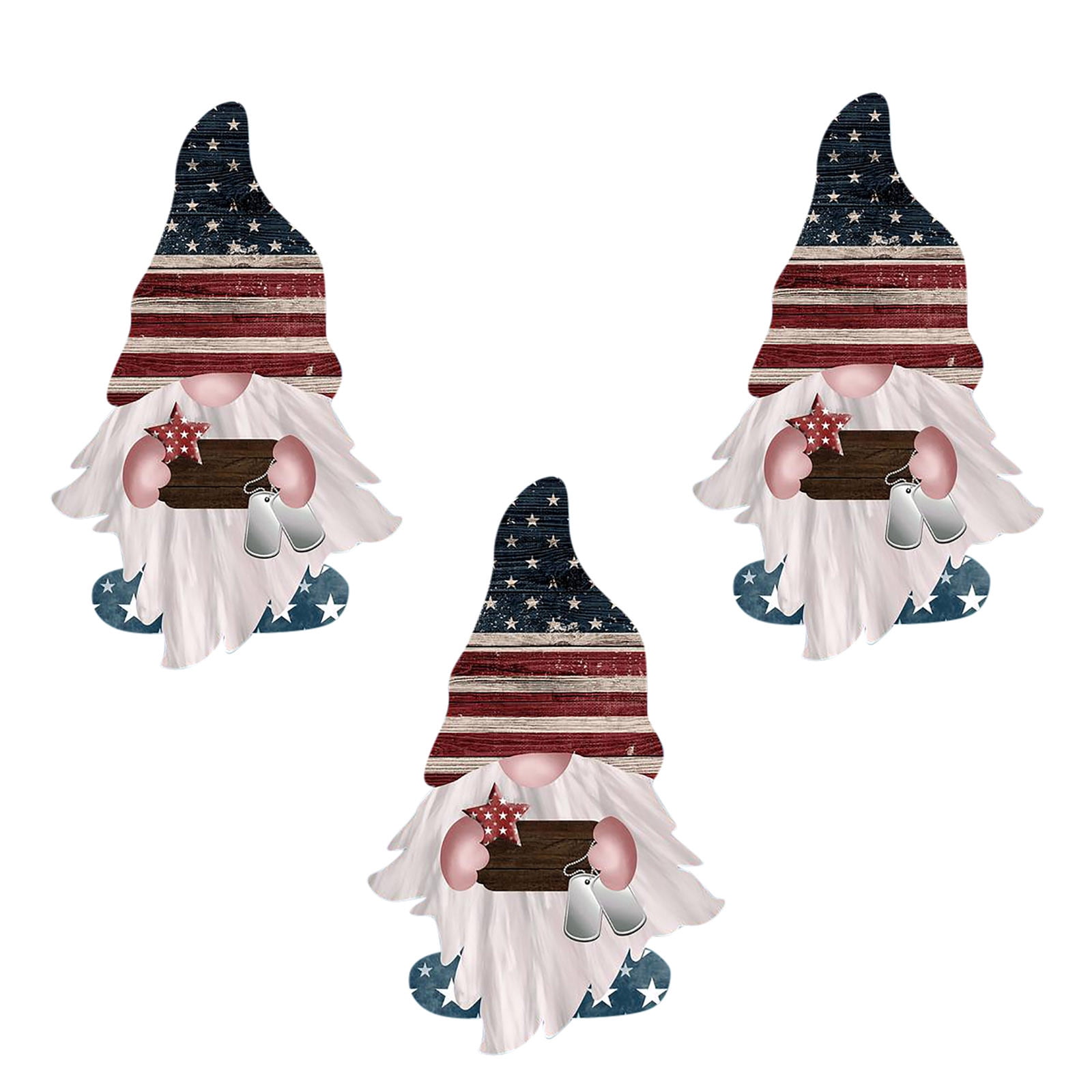 Uanit 4 Of July Dwarf House Decoration Gnome Hanger Day Hanging ...