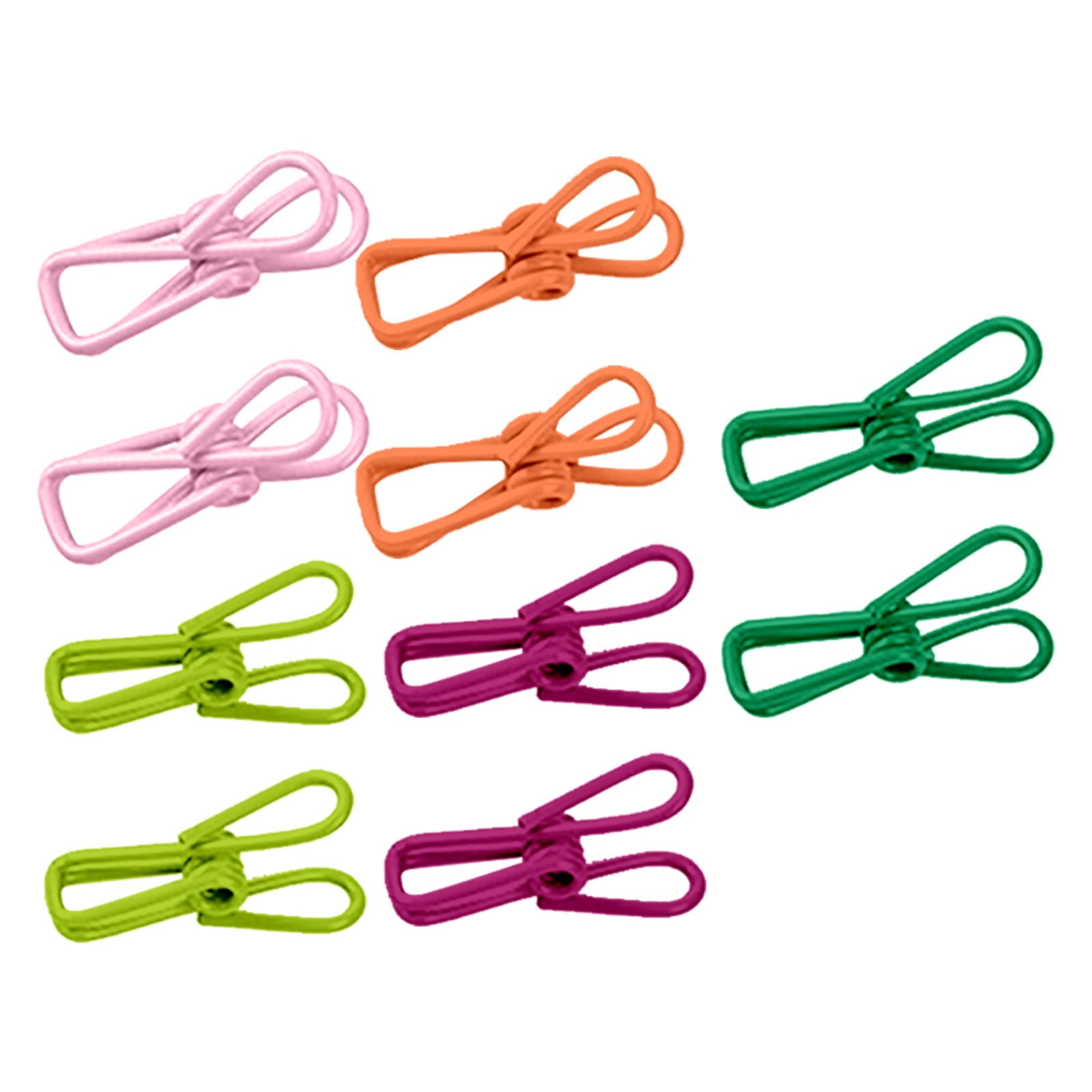 Uanit 80 Pack Plastic Clothes Pins Outdoor for Hanging Clothes, Colored ...