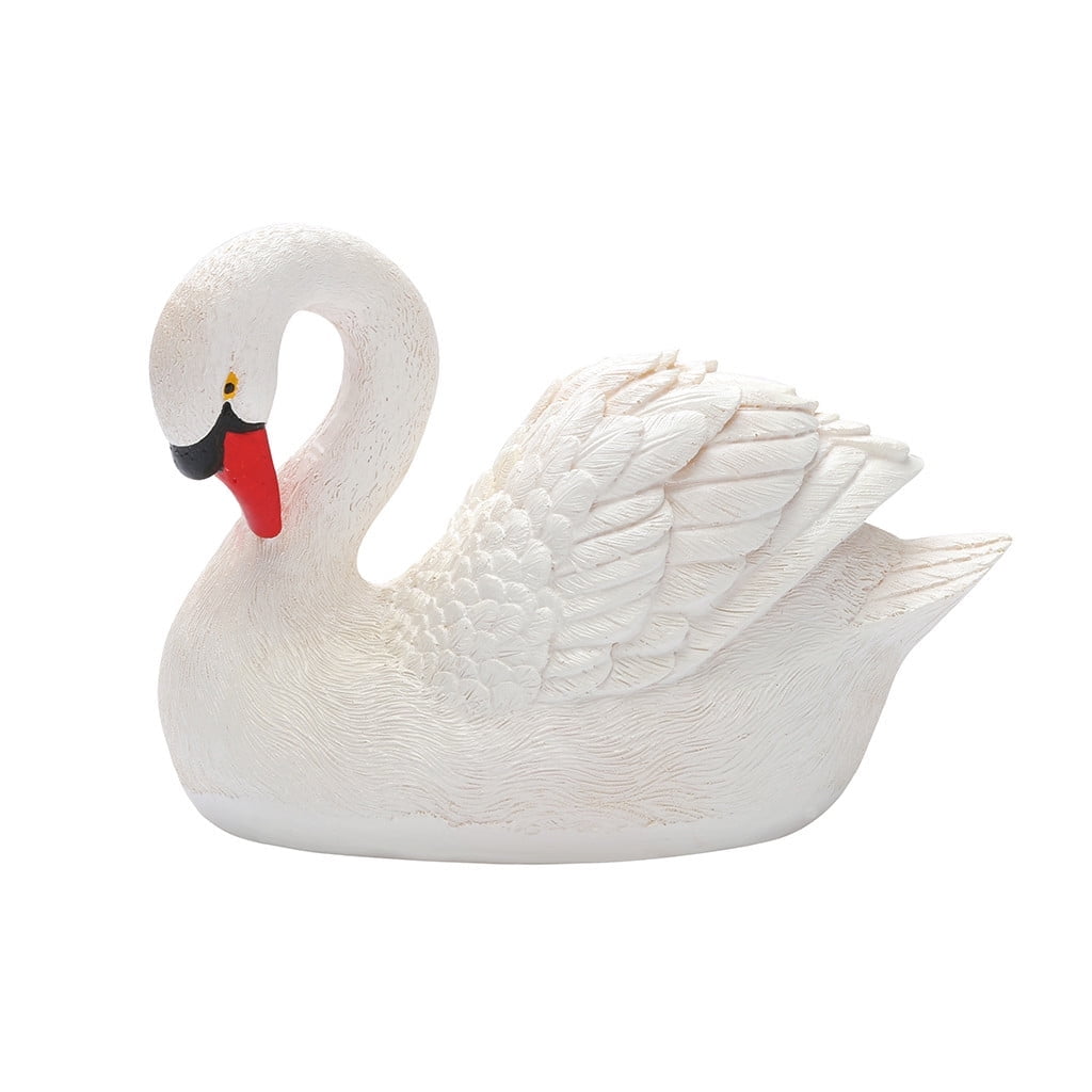Uanit Animal Swan Resin Ornament Garden Crafts Water Ornament Animal ...