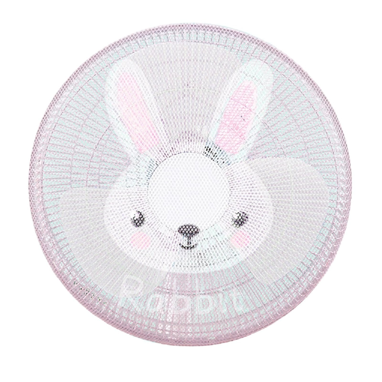 Uanit Anti Pinch Fan Cover Round Electric Guard Dust Damp Proof for Pedestal Summer Washable ...