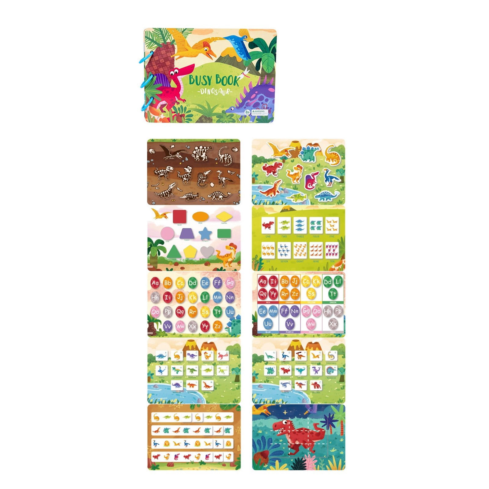 Uanit Busy Book for Toddlers 3+, Kindergarten/ Prek/ Preschool Learning ...