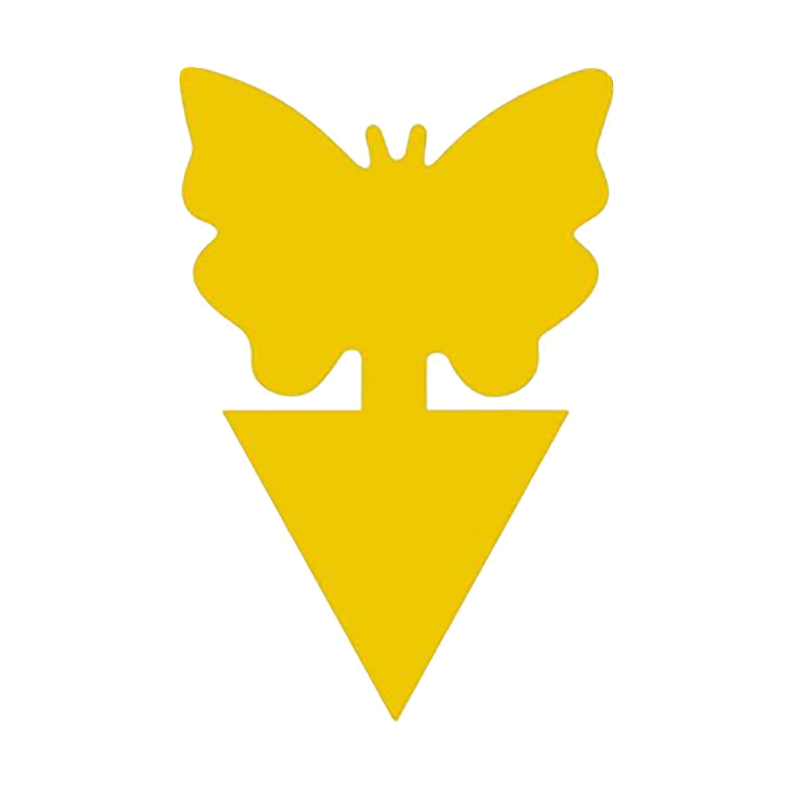 Uanit Butterfly sticky insect board 25PC Butterfly Sticky Board Yellow ...