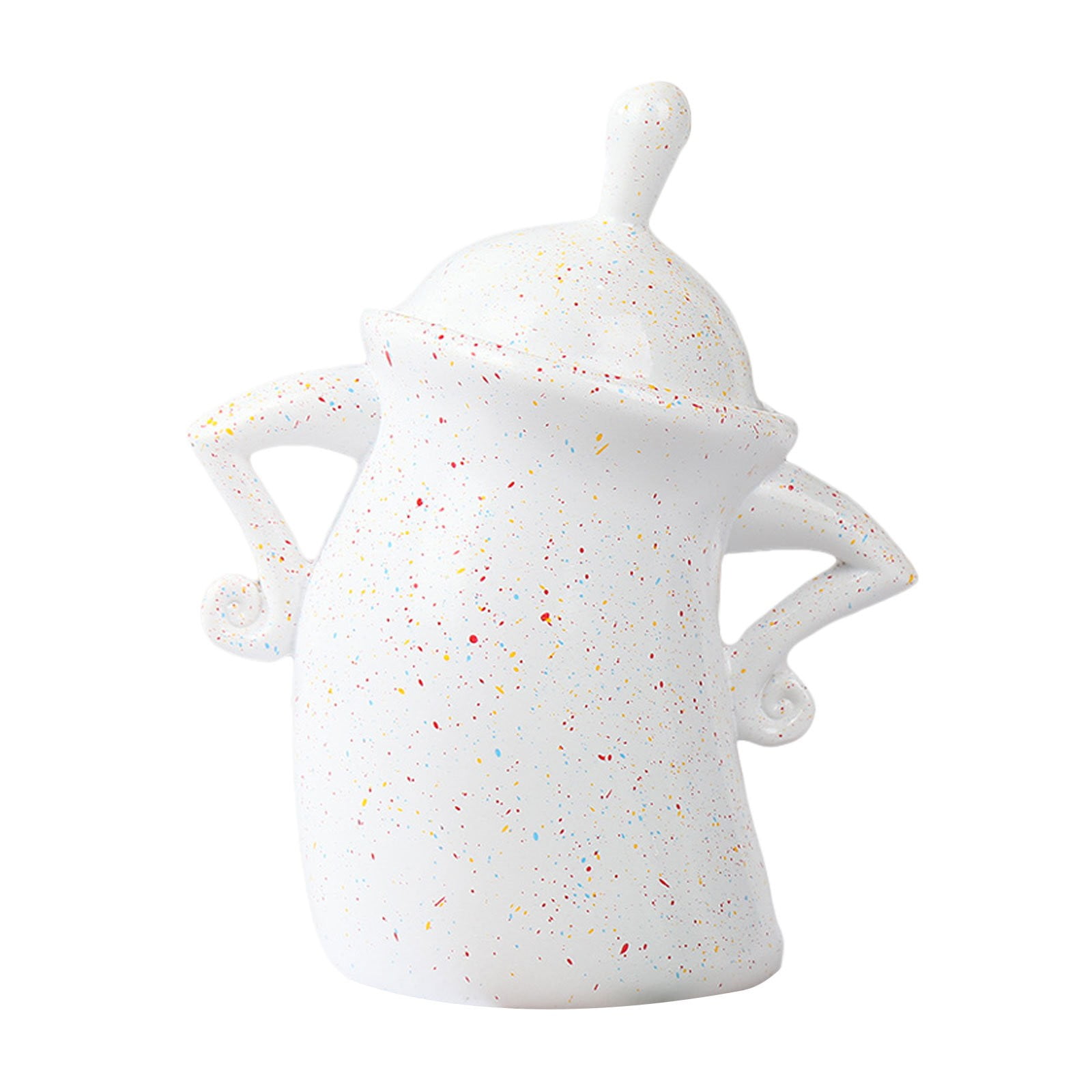 Uanit Canister with Attitude, Large Ceramics Jar with Lid,Cute Sassy ...