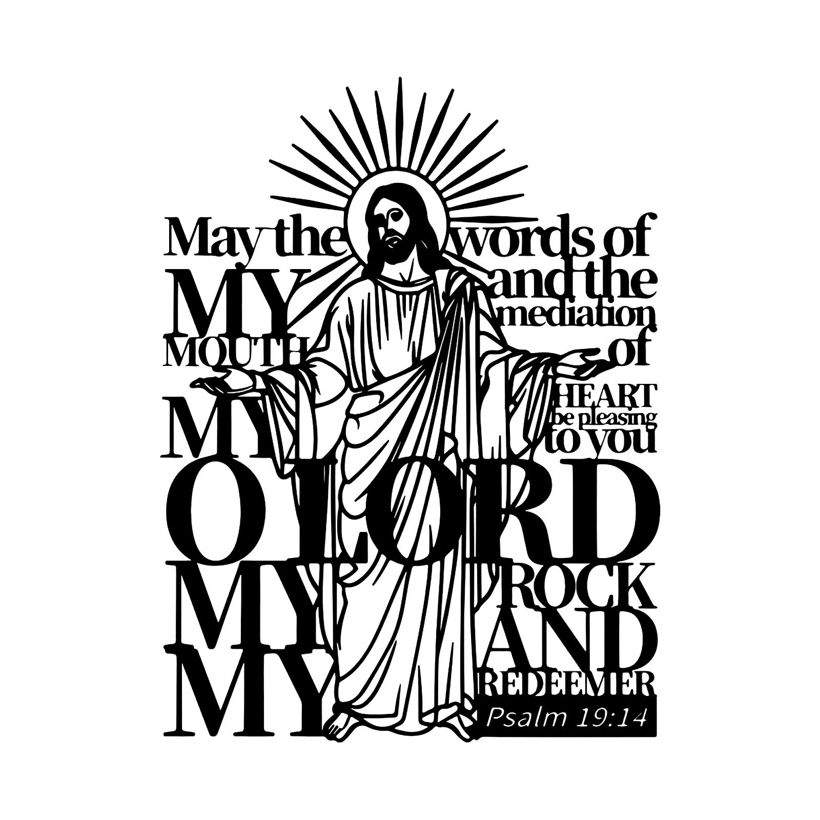 Uanit Christian Metal Wall Decor, Christian Wall Art, Jesus Wall Art ...