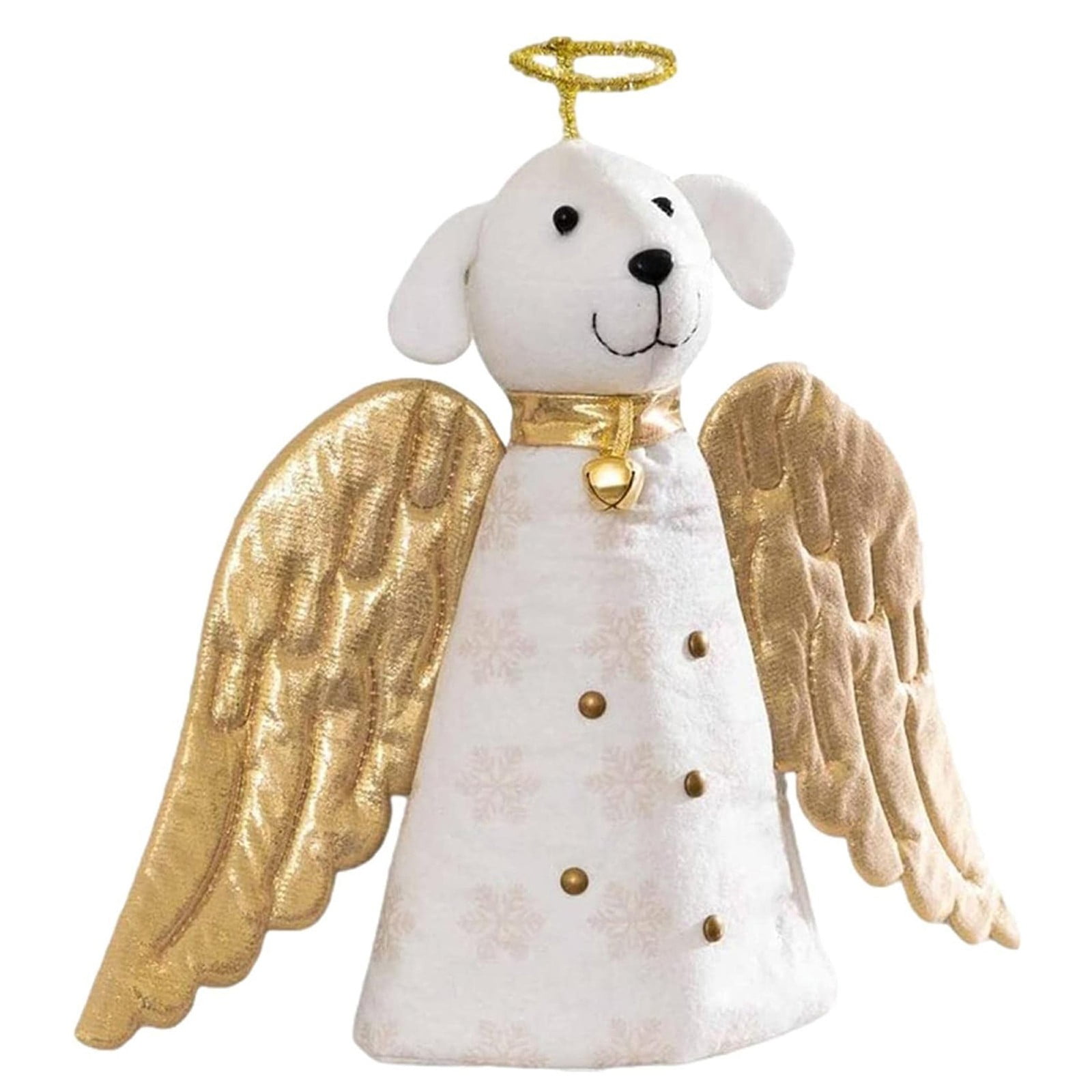 Uanit Christmas Tree Topper Decoration Treetop Hat, Angel Dog Christmas ...