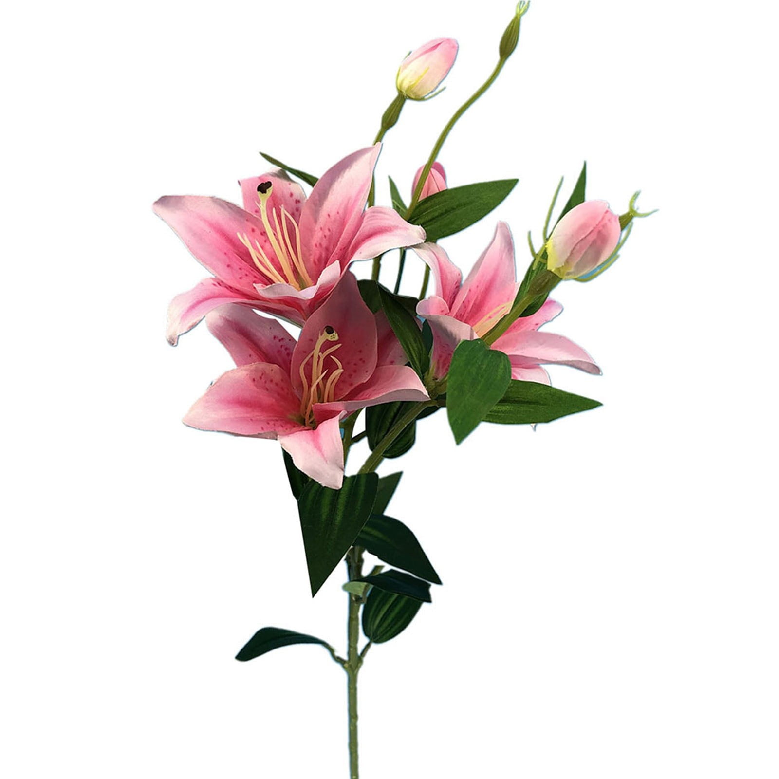 Uanit Clearance 1PC Artificial Lily Flower Long Stem Realistic Silk ...