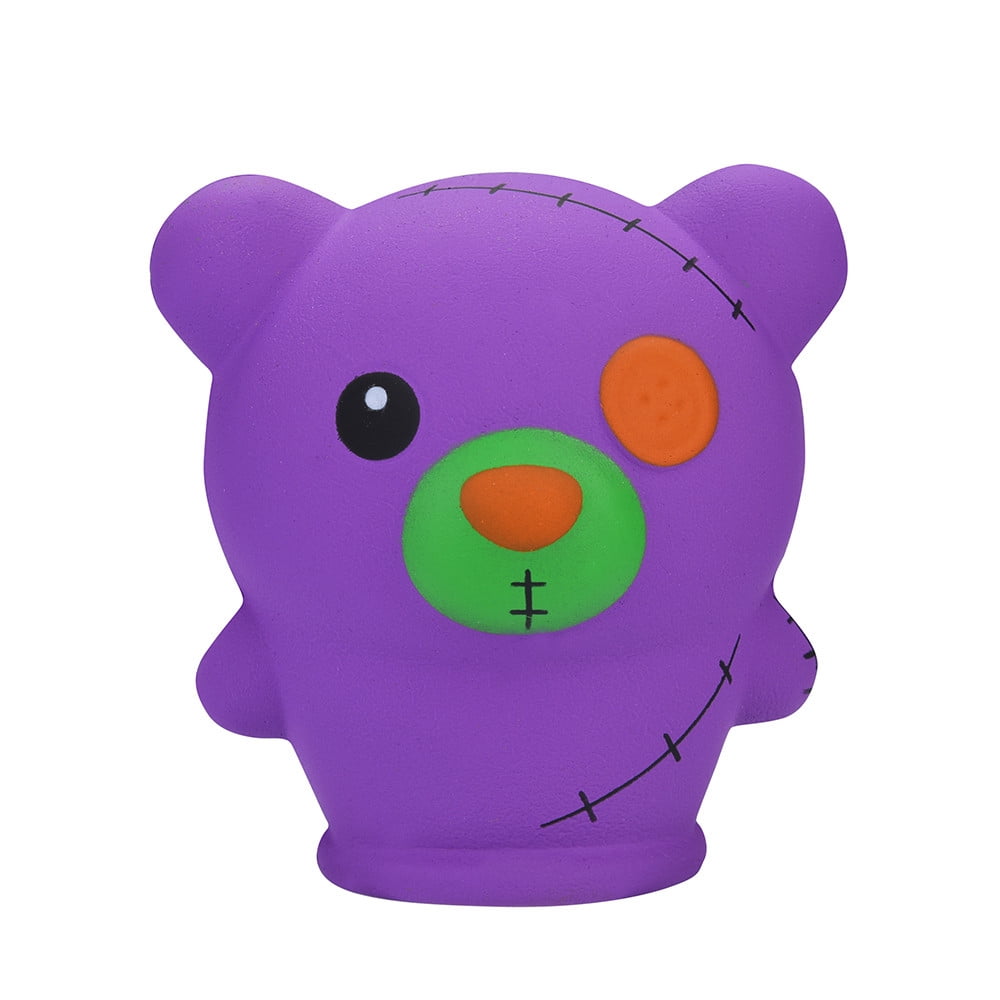 Uanit Cute Bear Toy Horror Voodoo Dolls Stress Relief Slow Rising Soft ...