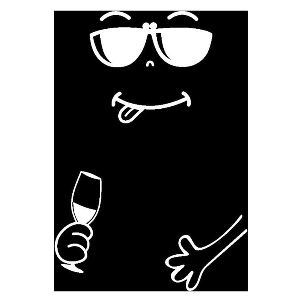 Uanit Cute Smiley Face Wall Sticker Refrigerator Magnet Fridge Happy ...