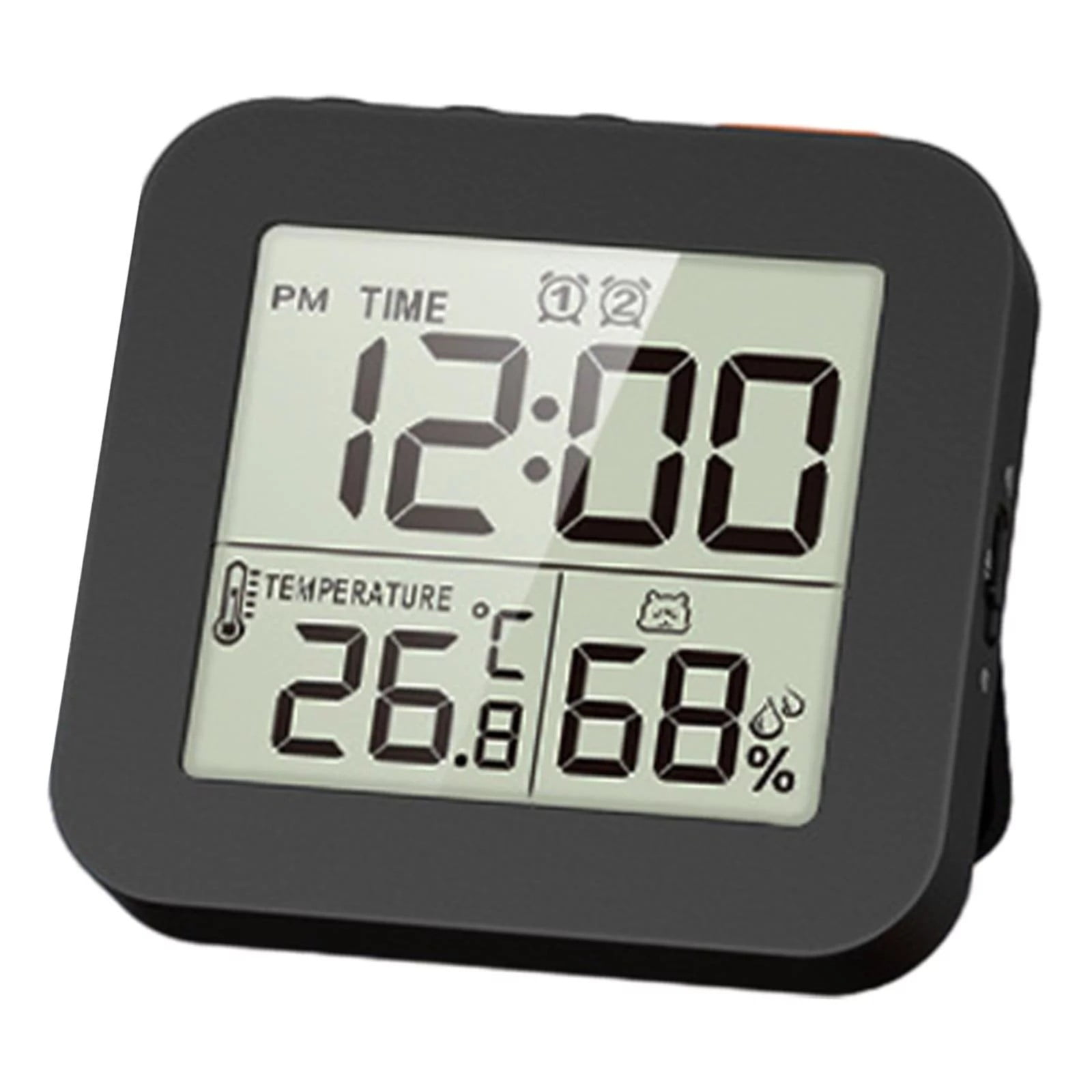 Uanit Digital Bathroom Shower Wall Clock Timer with Alarm with Big LCD ...
