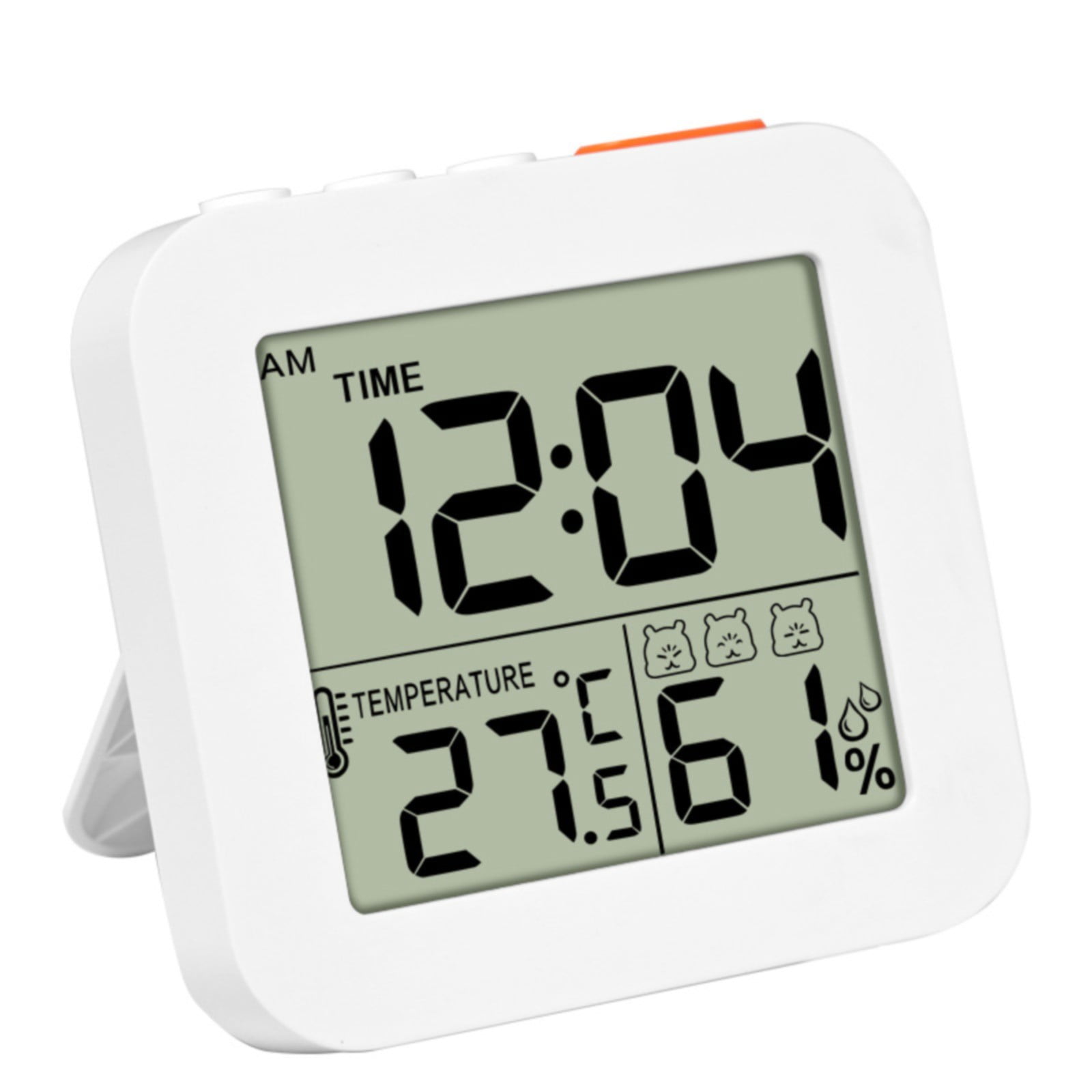 Uanit Digital Bathroom Shower Wall Clock Timer with Alarm with Big LCD ...