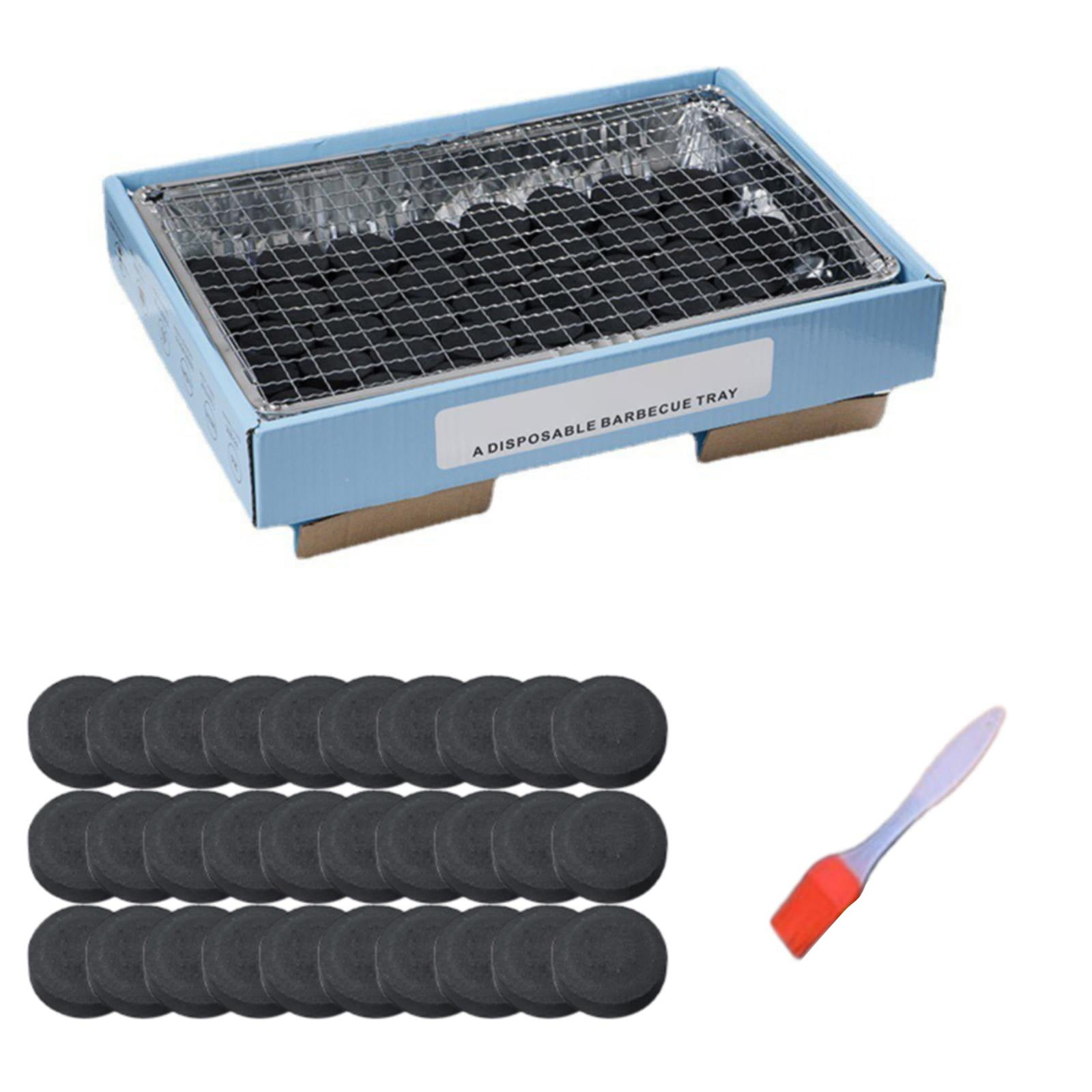 Uanit Disposable Barbecue Grill Home Outdoor Rack Disposable with 30 of ...