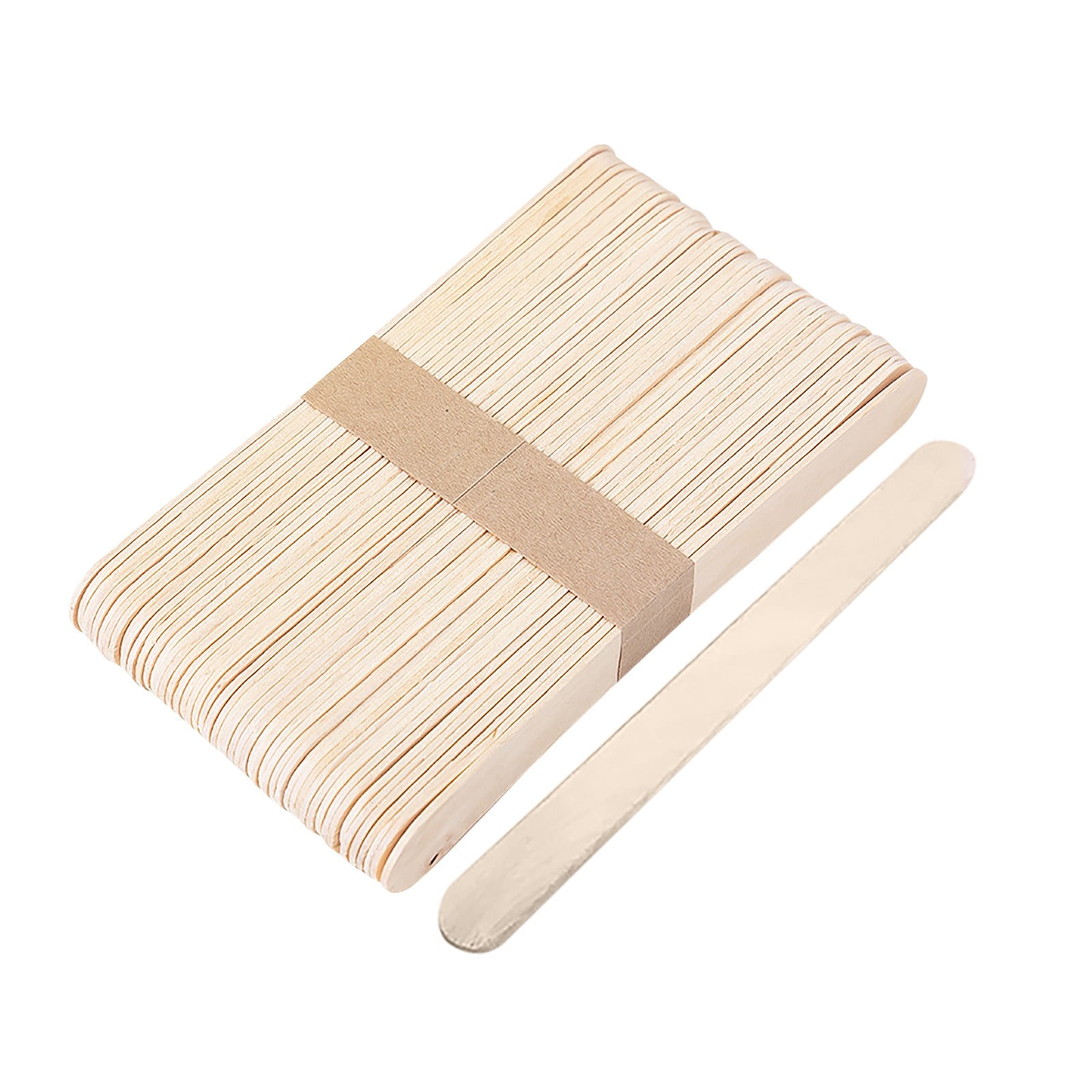 Uanit Diy Handmade Wooden Sticks Colorful Popsicle Ice Cream Wood For ...