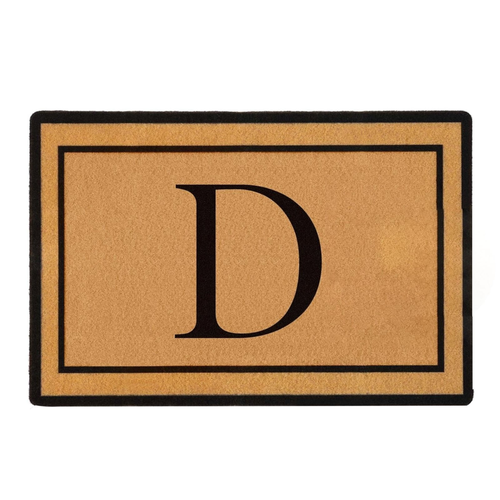 Uanit Door Mat Initial Letter A-D Monogram Outdoor Mats for Home ...