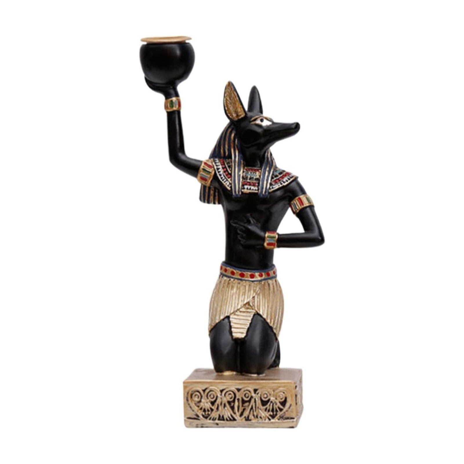 Uanit Egyptian Pharaoh Sphinx Menorah Ancient God Cat Body Human Face ...