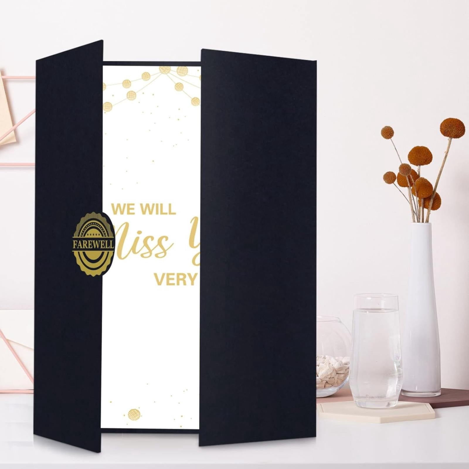Uanit Farewell Guest Book Alternative Signature Congrats Certificate We ...