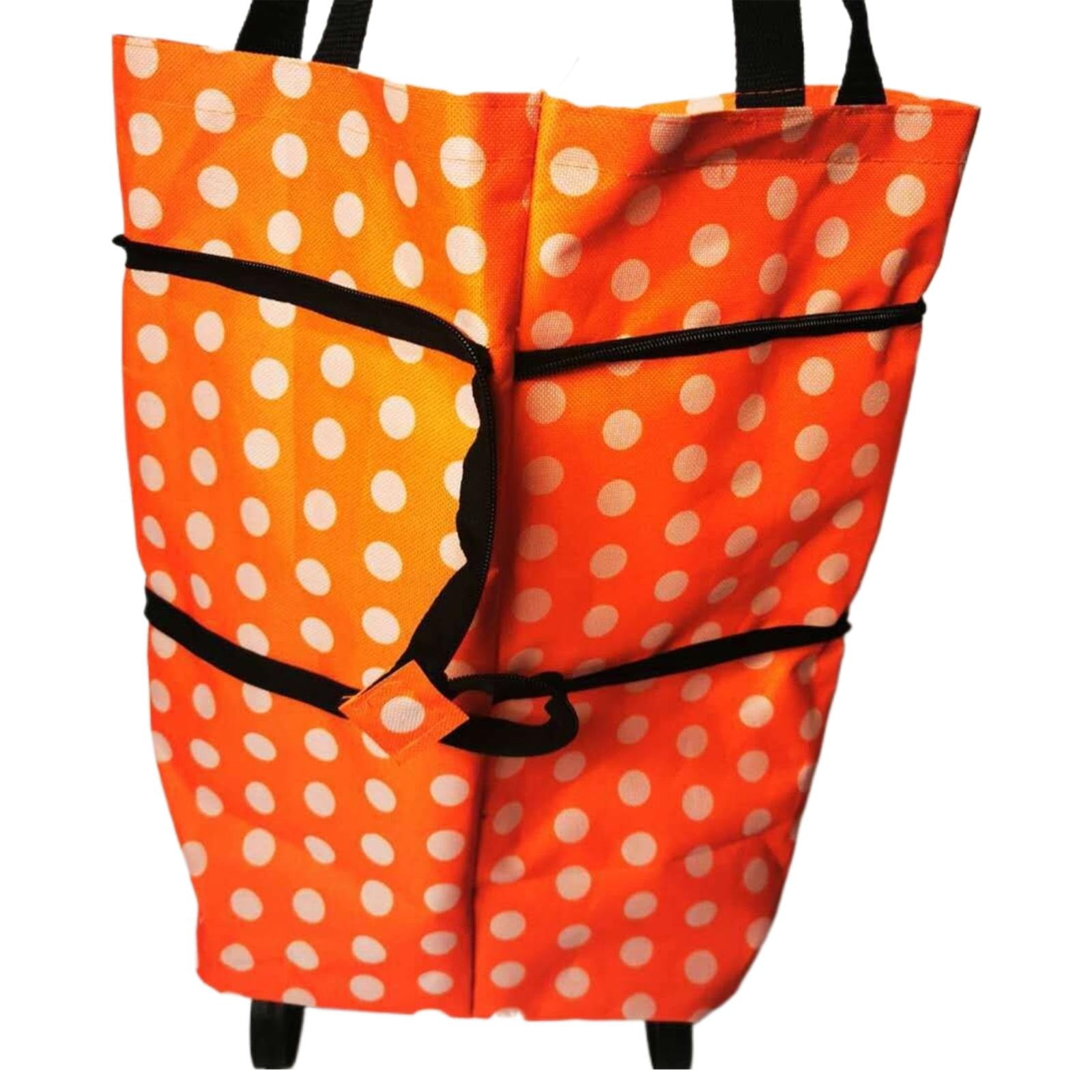 Uanit Foldable Wheeled Shopping Bag Trolley With Wheels Portable Cart ...