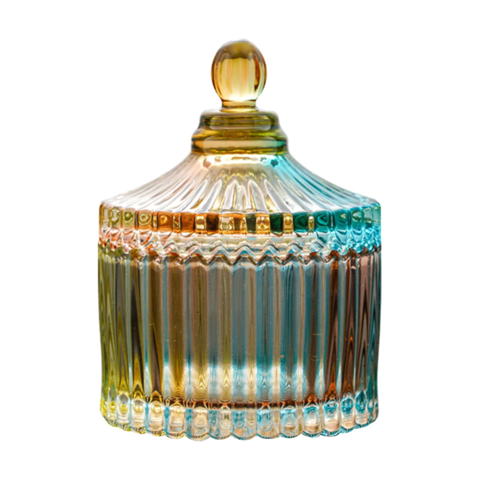 Uanit Glass Dusting Powder Container Clearance Stylish Crystal Cup with ...