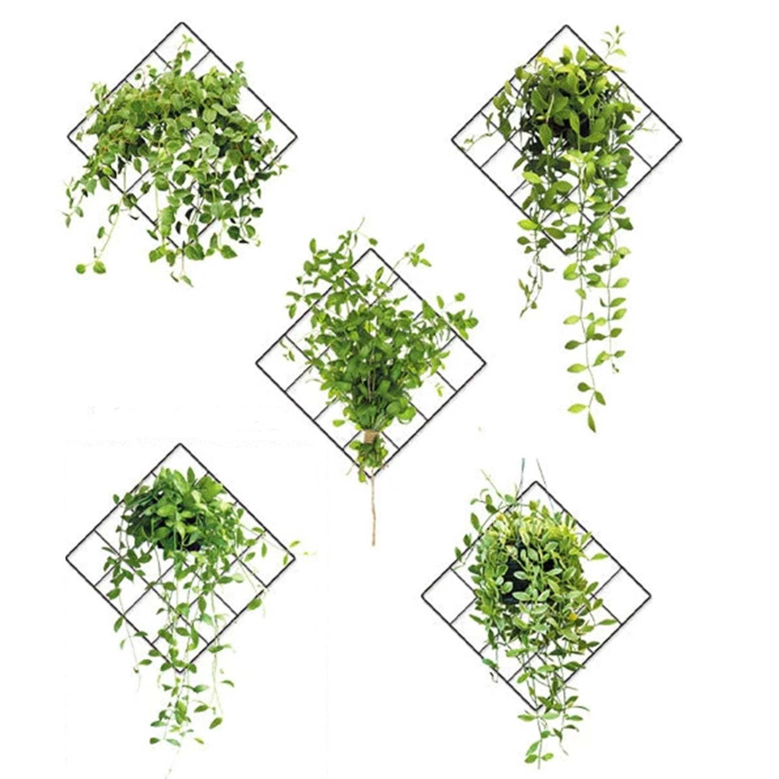 Uanit Green Plant Pot Picking Background Wall Decoration Sticker 3D ...