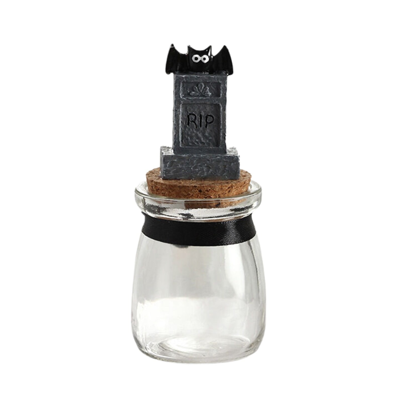 Uanit Halloween Candy Jar with Lids Glass Cute Clear Candy Bowls ...
