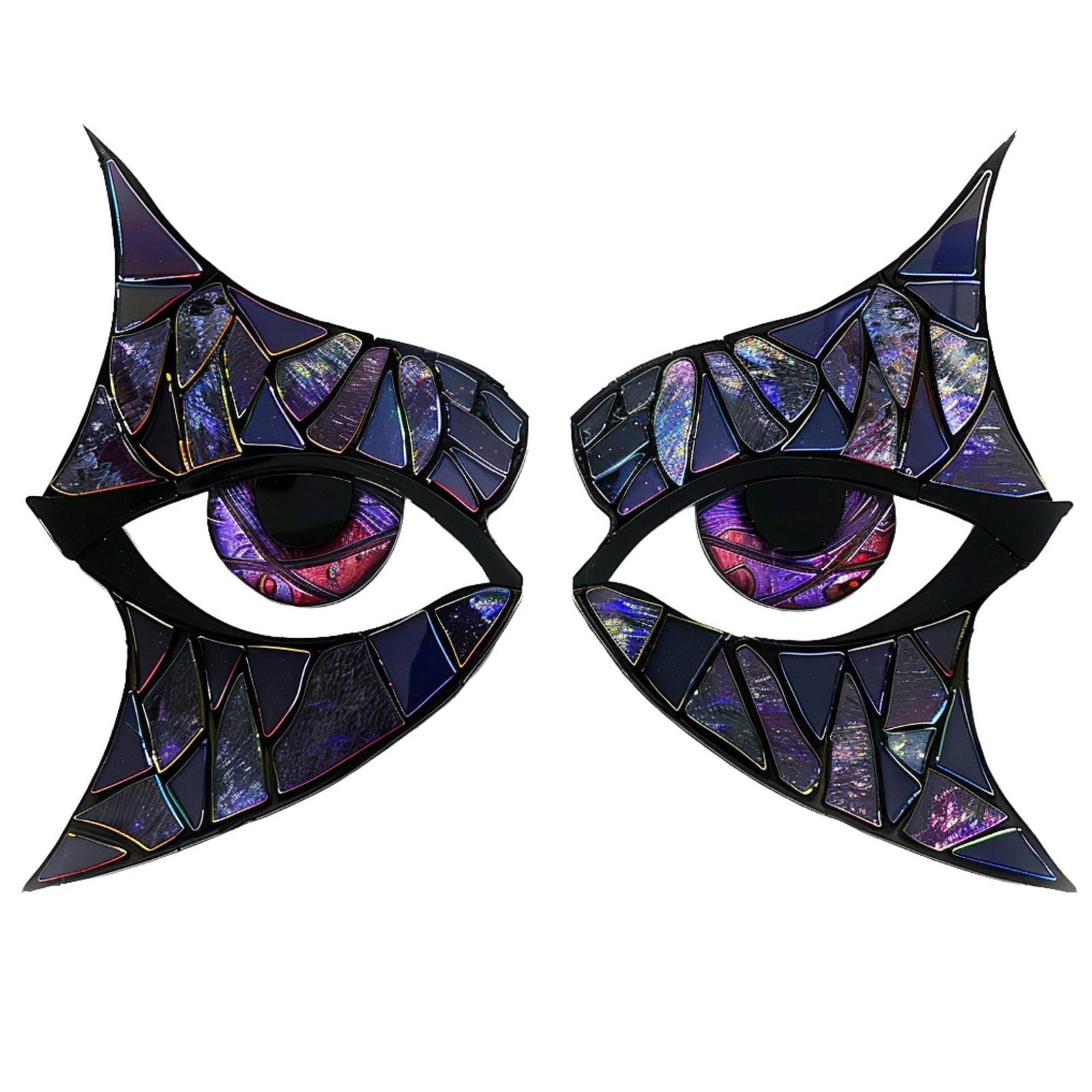 Uanit Horror Vampire Eyes Stickers Halloween Dress Up Scary Sticker ...